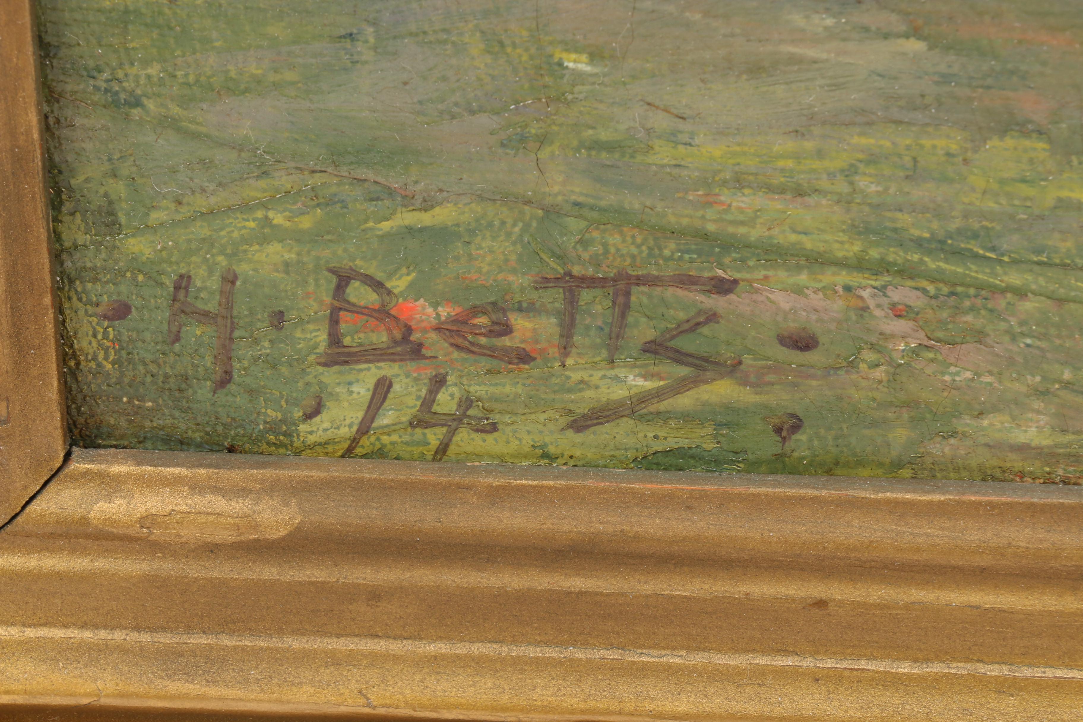 Harold Harrington Betts 1914 Landscape Oil Painting | EBTH