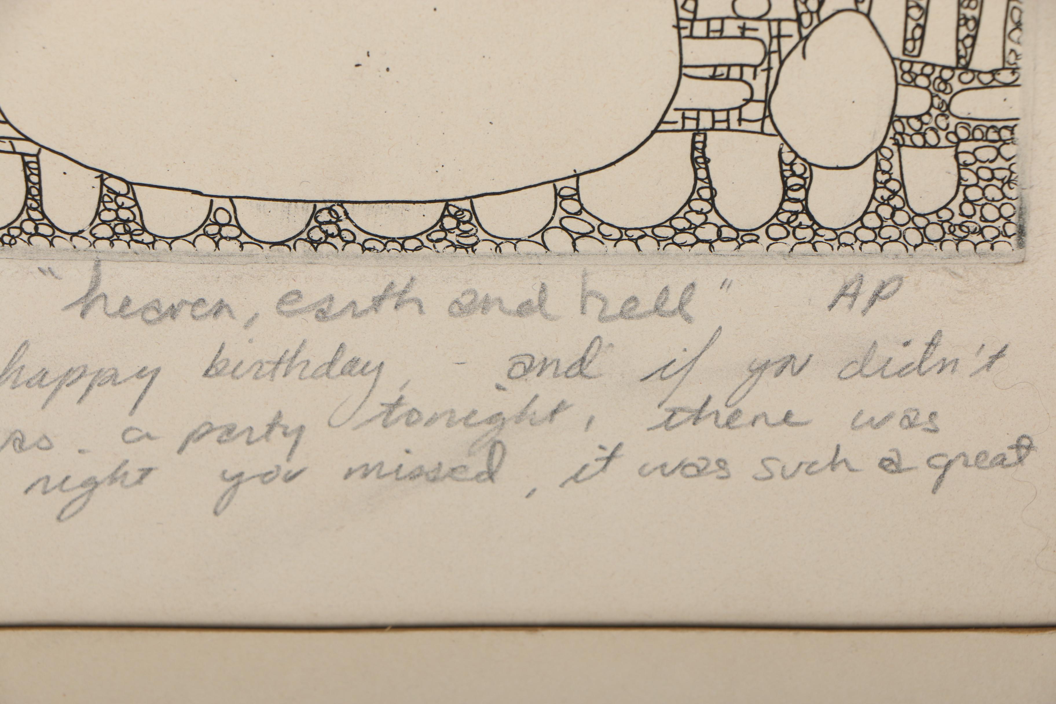 Kev Zabarsky Etching "Heaven, Earth and Hell" | EBTH