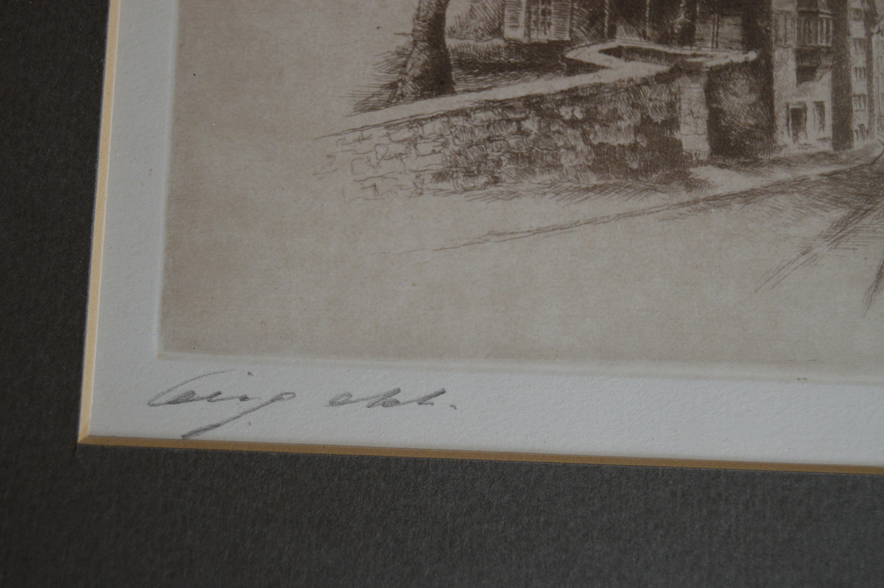 M. Zobell European Landscape Etchings | EBTH