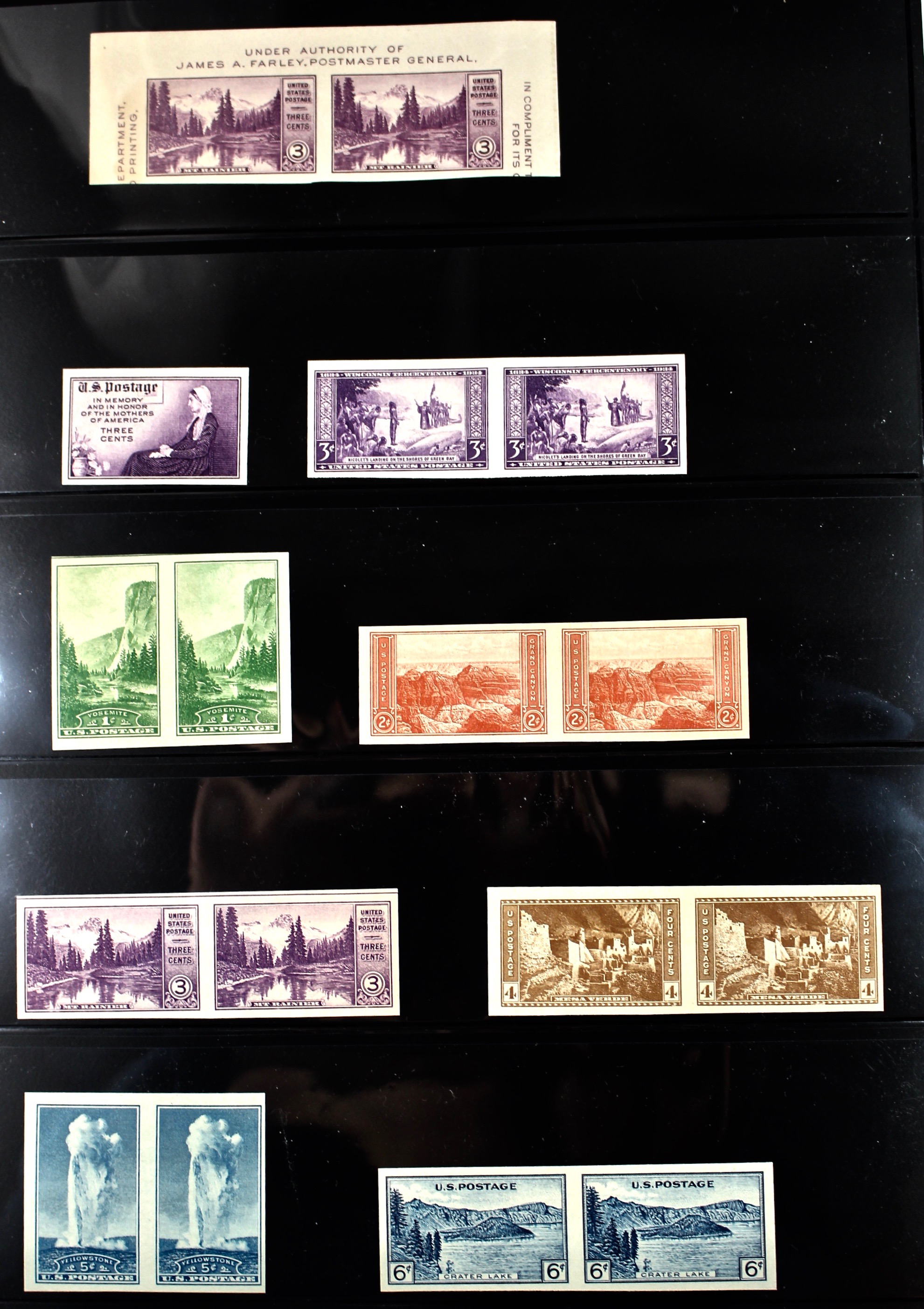 Collection of 231 U.S. Farley Postage Stamps | EBTH