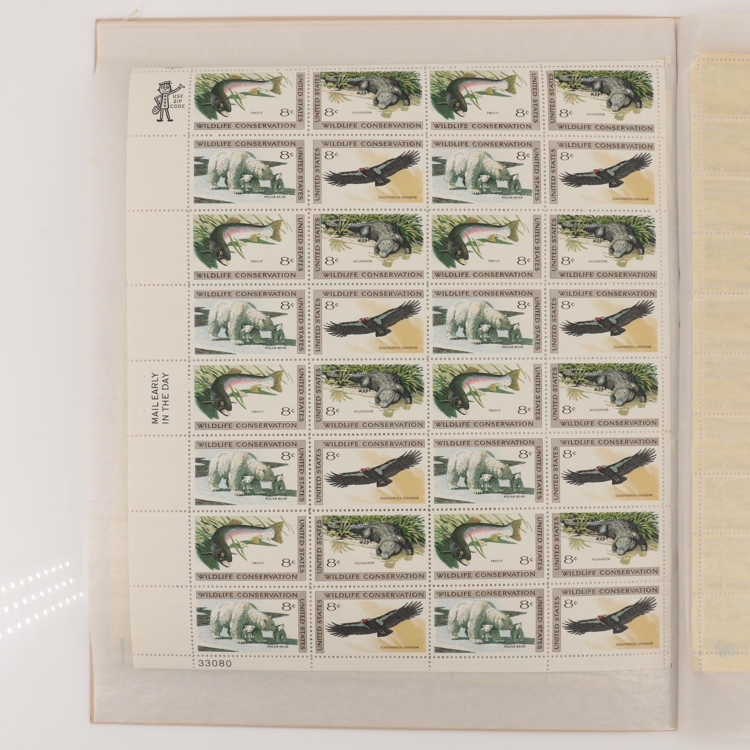 Group of Seven Harco Mint Sheet Files of U.S. Stamp Sheets | EBTH