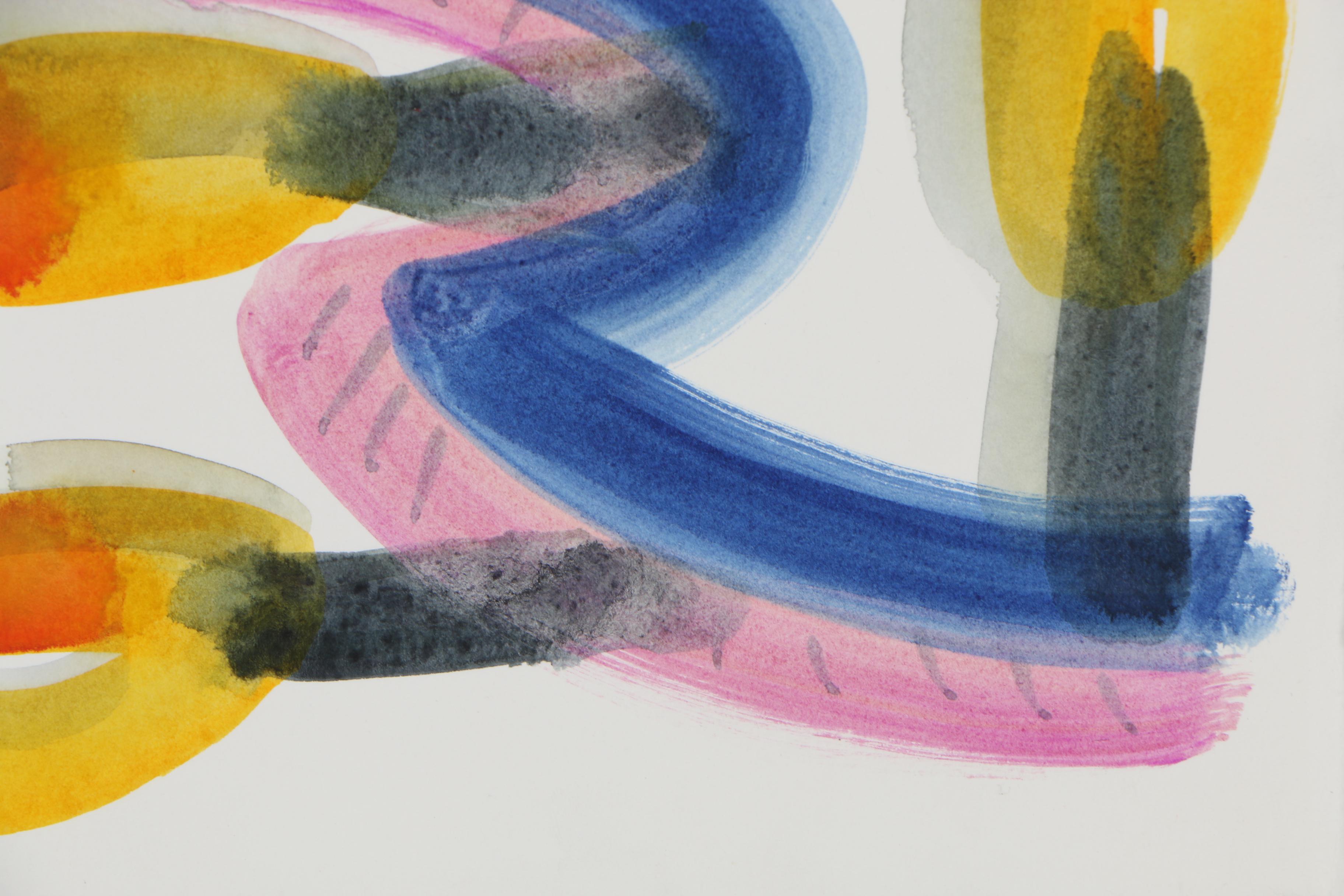 Merle Rosen Abstract Mixed Media Paintings | EBTH
