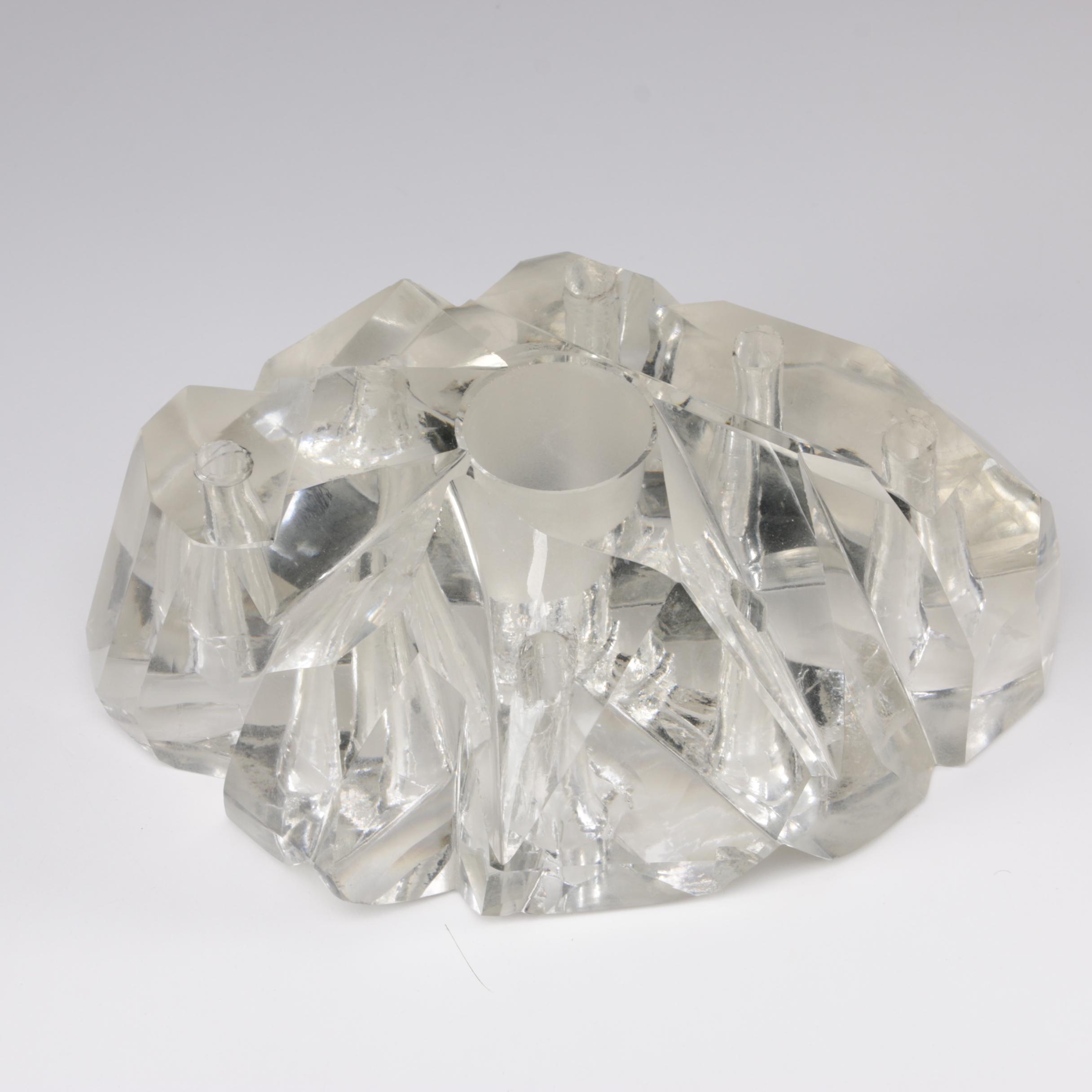 Steuben Art Glass "Diving Girl" Flower Block, Early 20th Century | EBTH