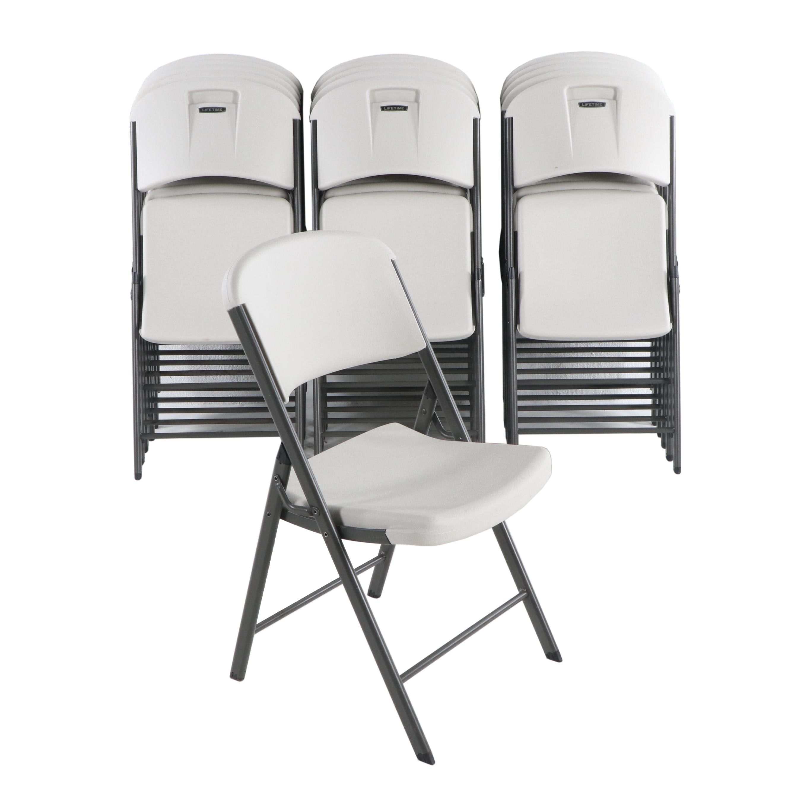Set of Sixteen Lifetime Folding Chairs | EBTH