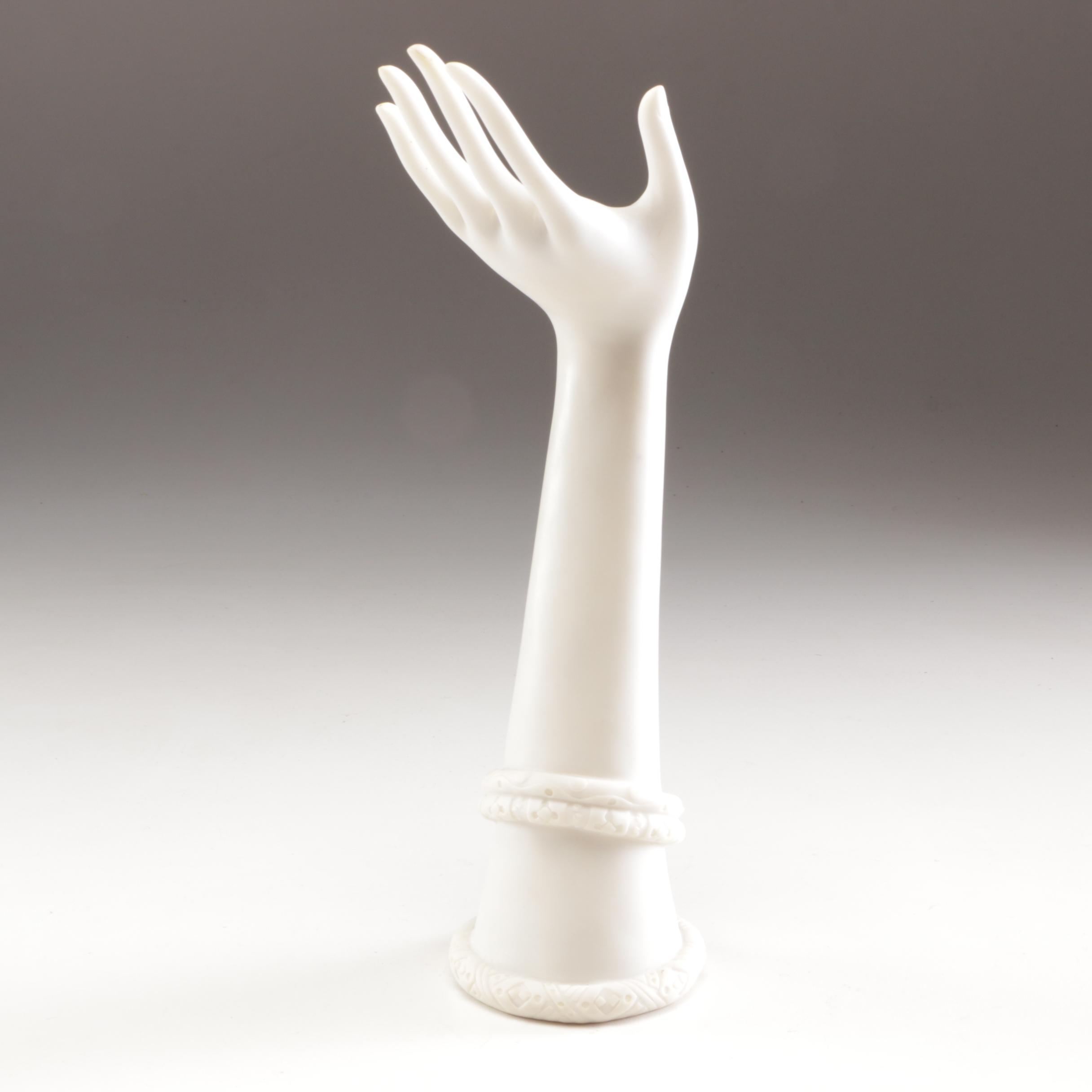 Alabaster Hand Sculpture | EBTH