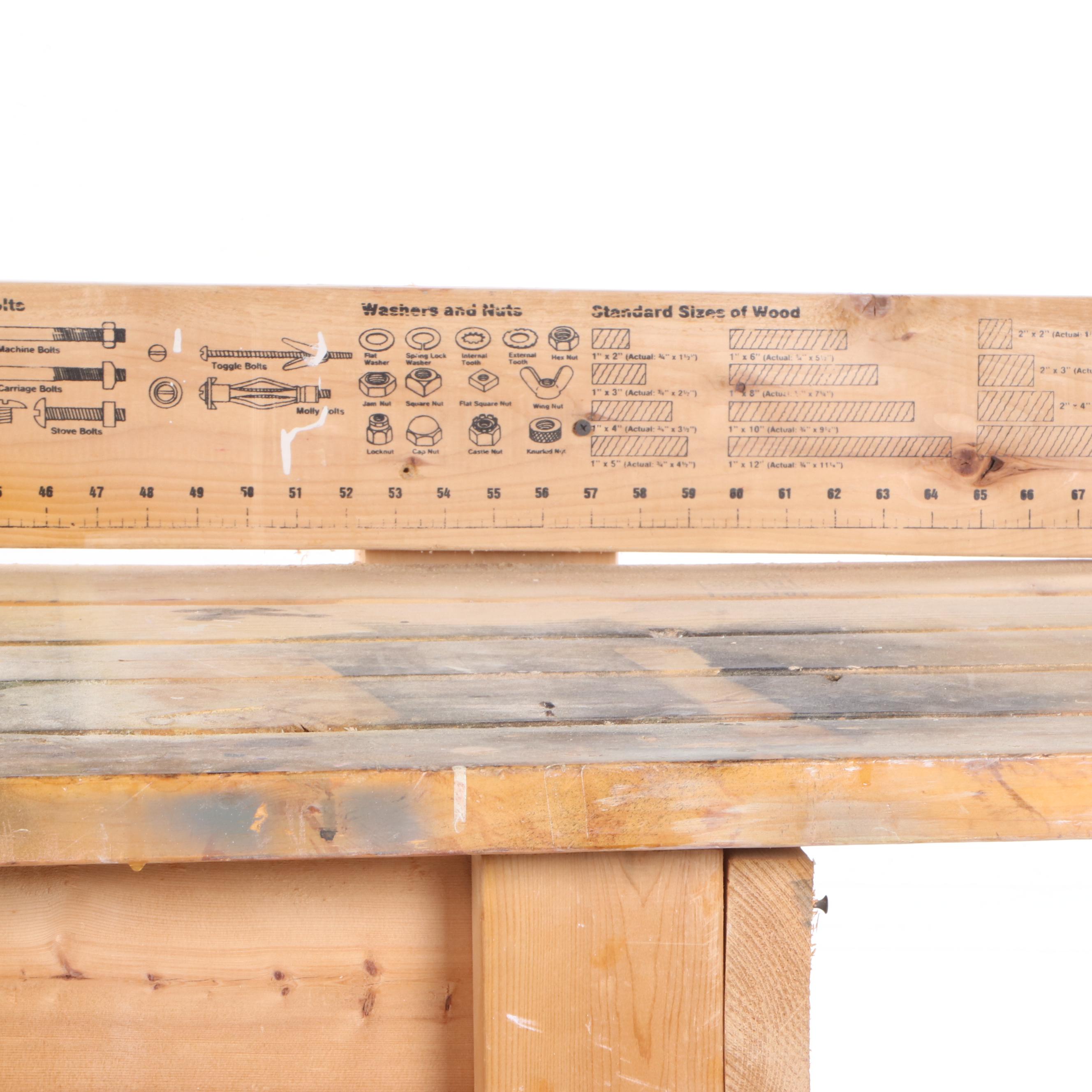 Tradesman Modern Pine Workbench | EBTH