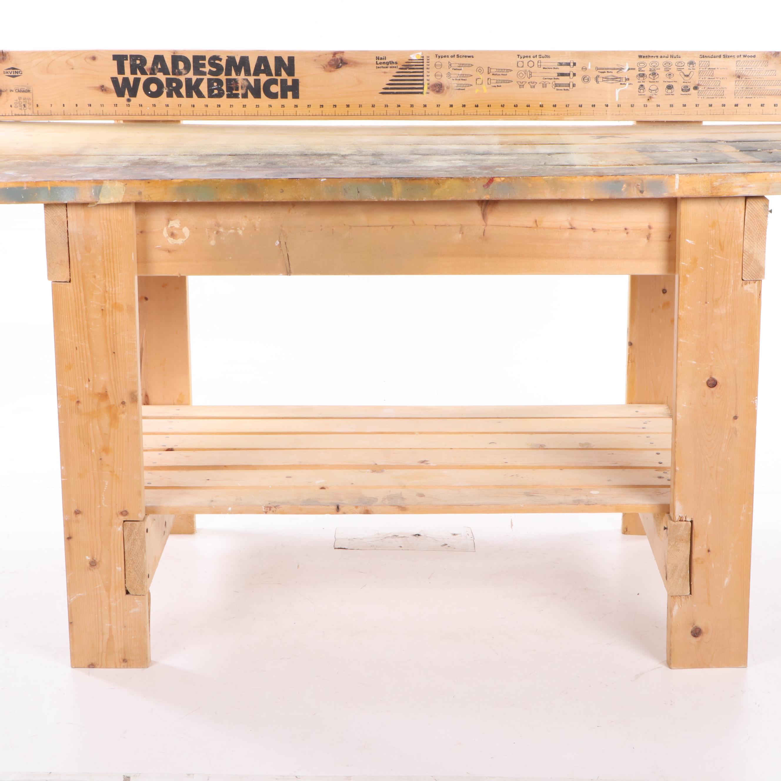 Tradesman Modern Pine Workbench | EBTH