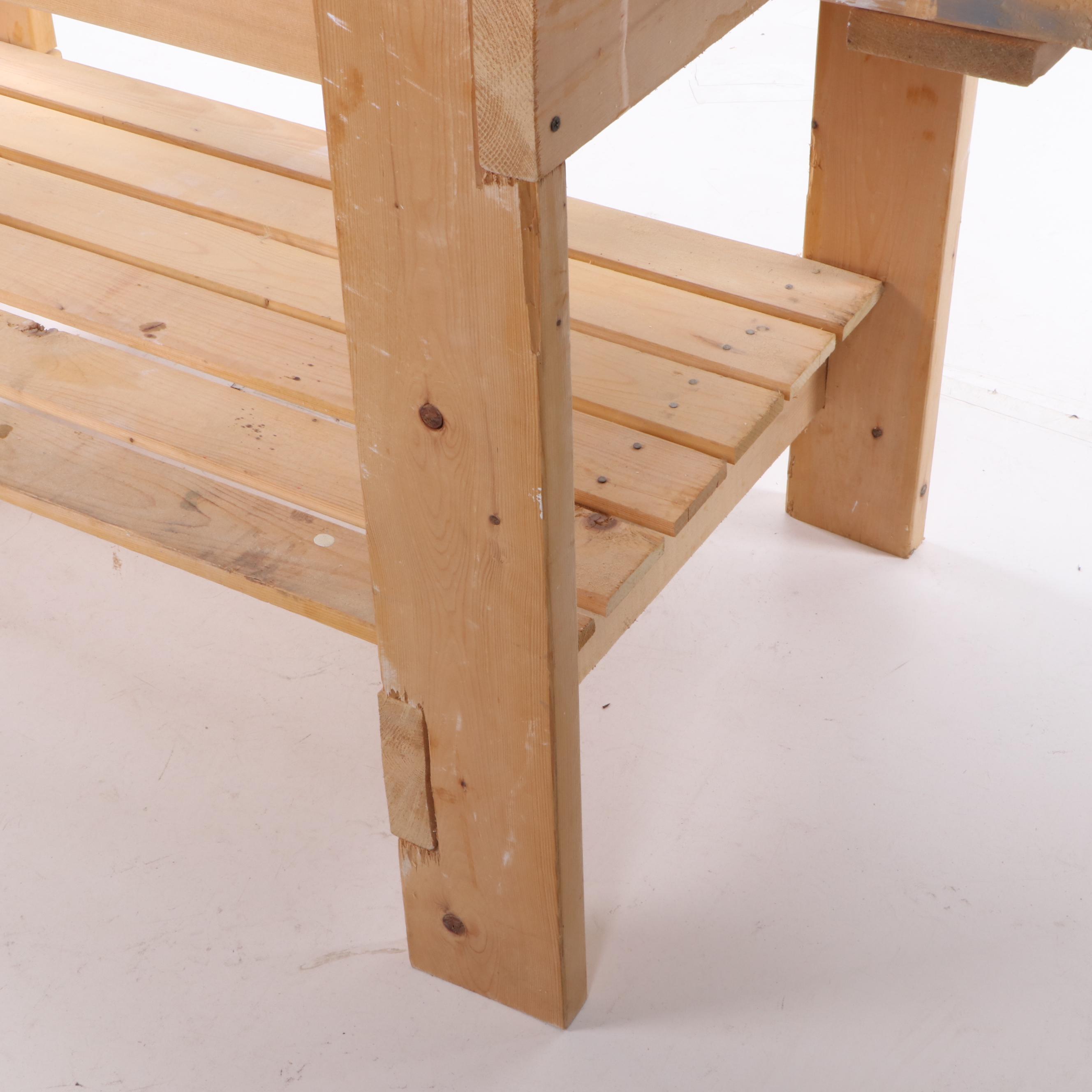 Tradesman Modern Pine Workbench | EBTH