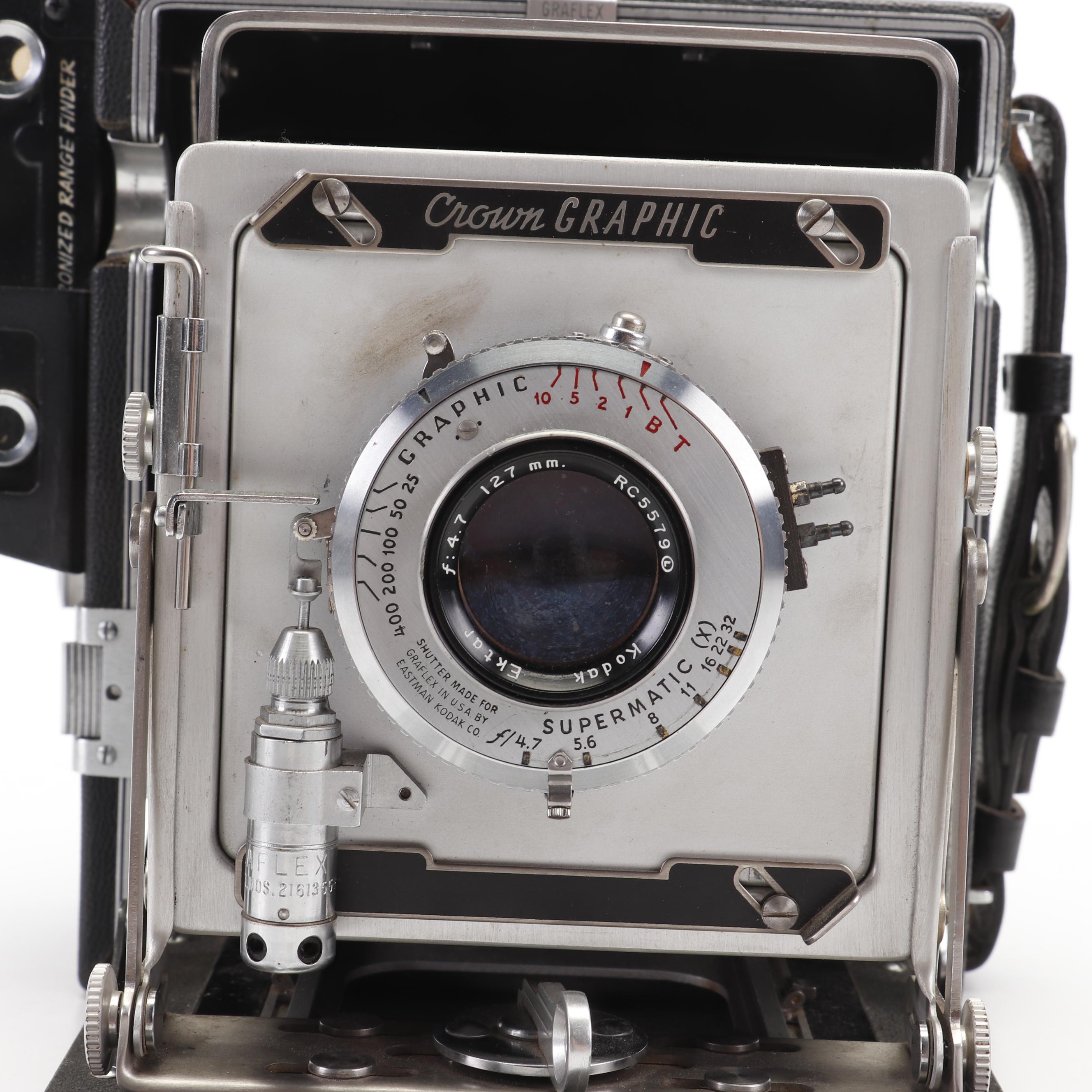 Graflex 23 Graphic Camera with Flash | EBTH
