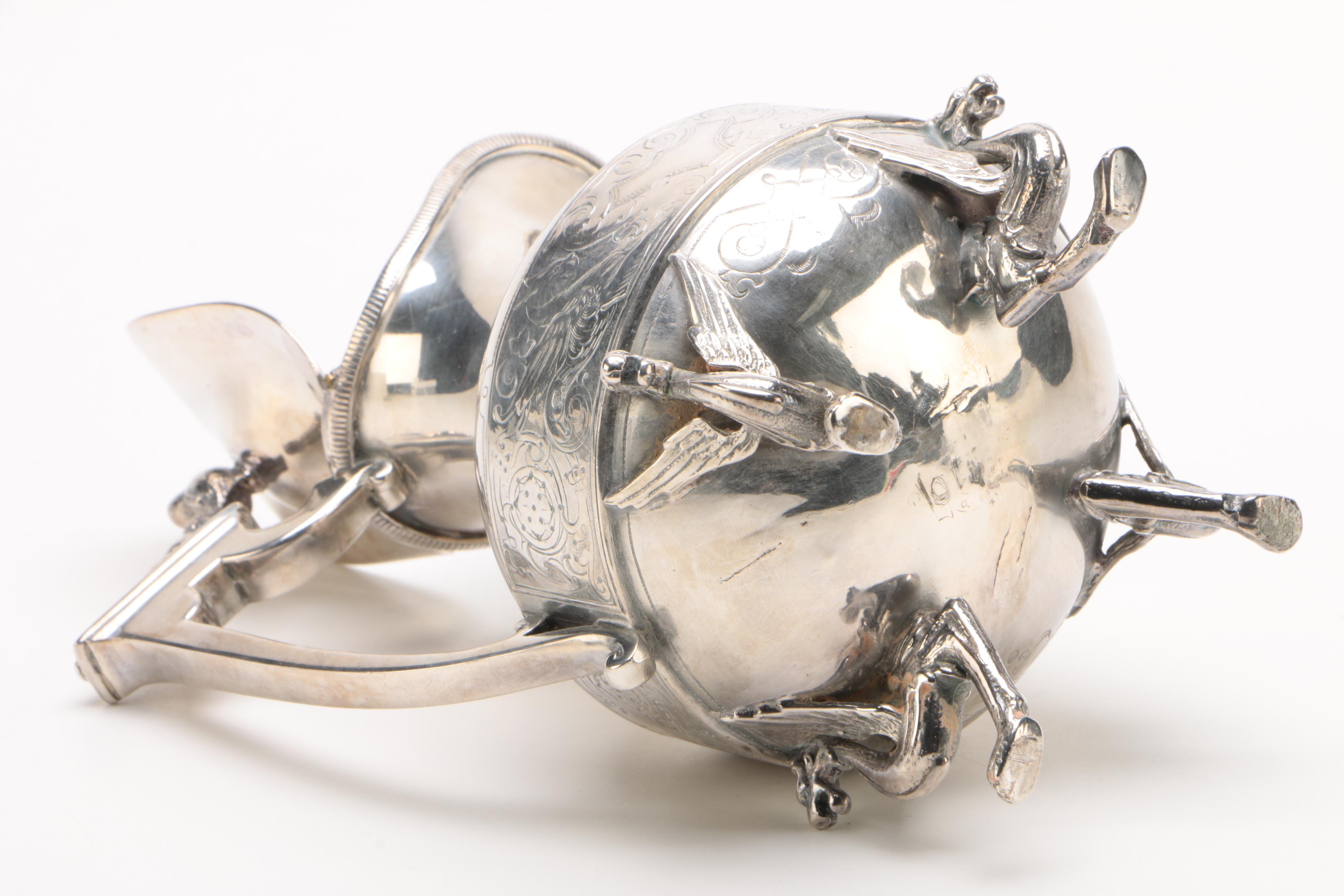 American Silver Plate Syrup Pitcher, Late 19th Century | EBTH