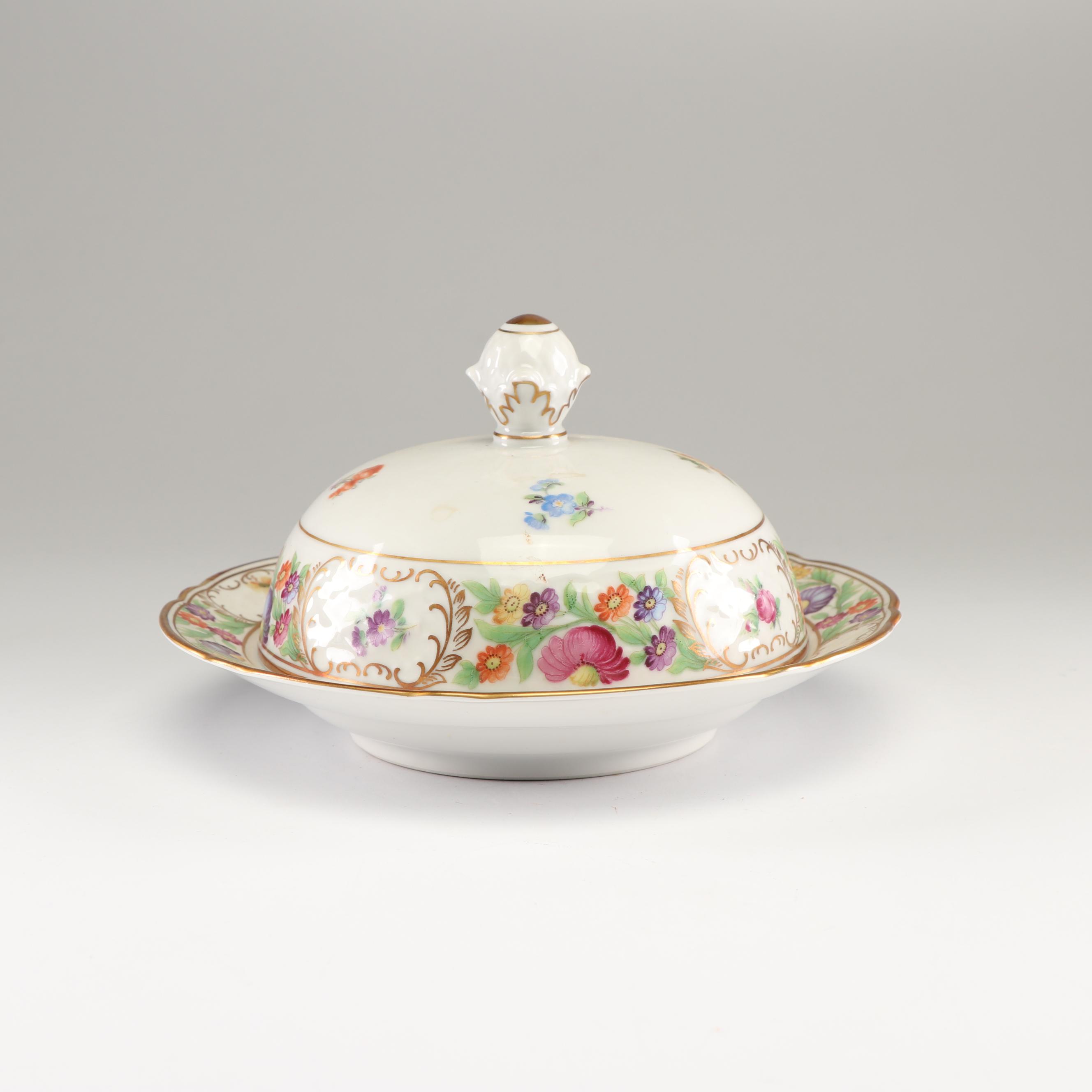 Schumann "Empress Dresden Flowers" Reticulated Porcelain Dinnerware | EBTH