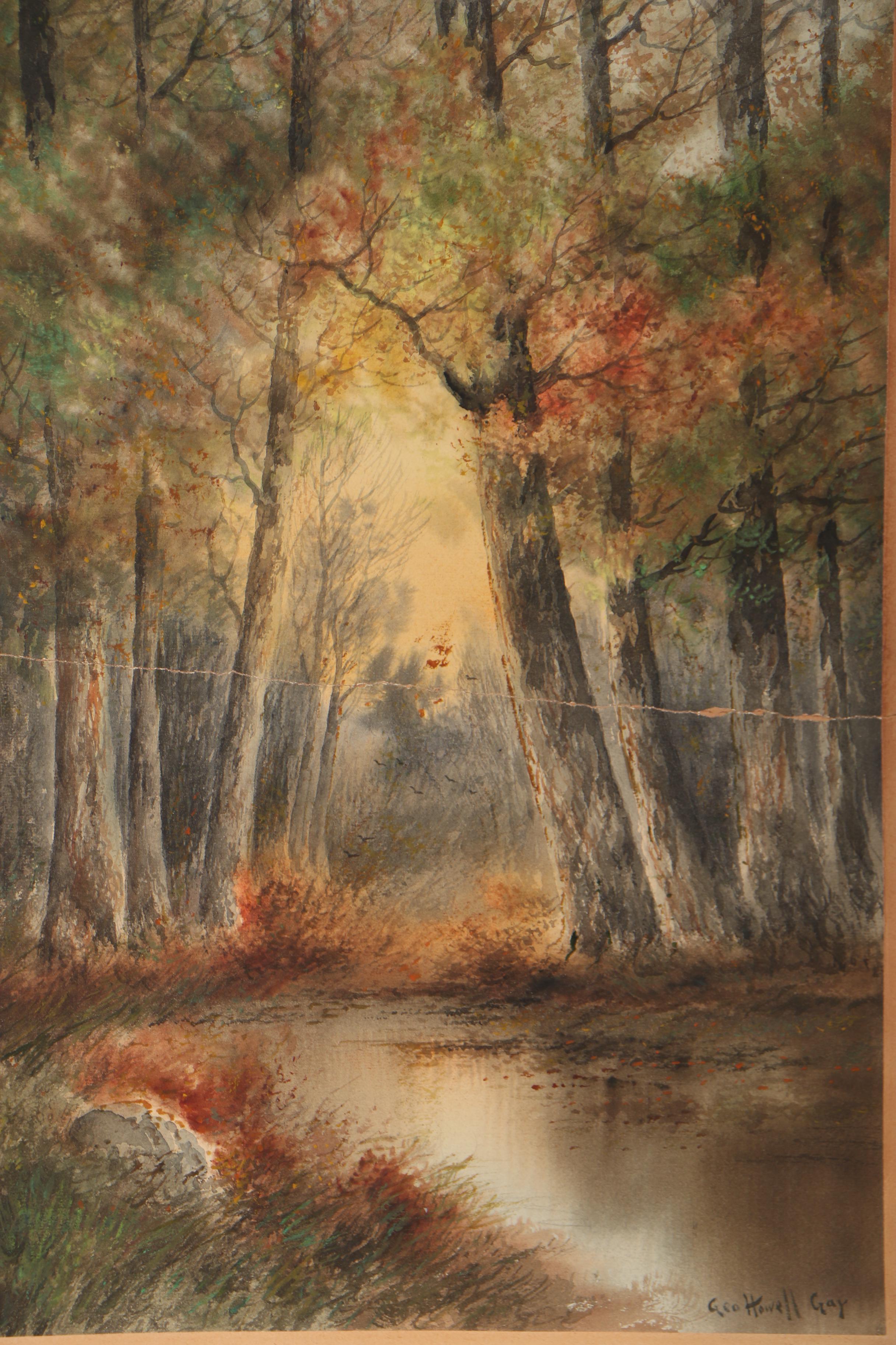 George Howell Gay Watercolor Painting | EBTH