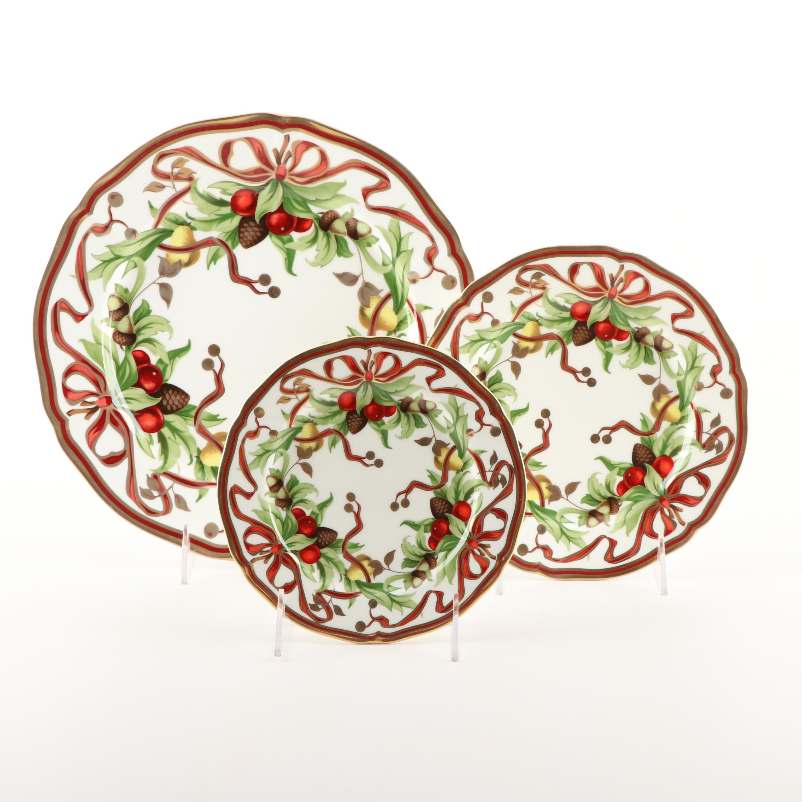 Tiffany and Co. "Tiffany Holiday" China Place Setting | EBTH