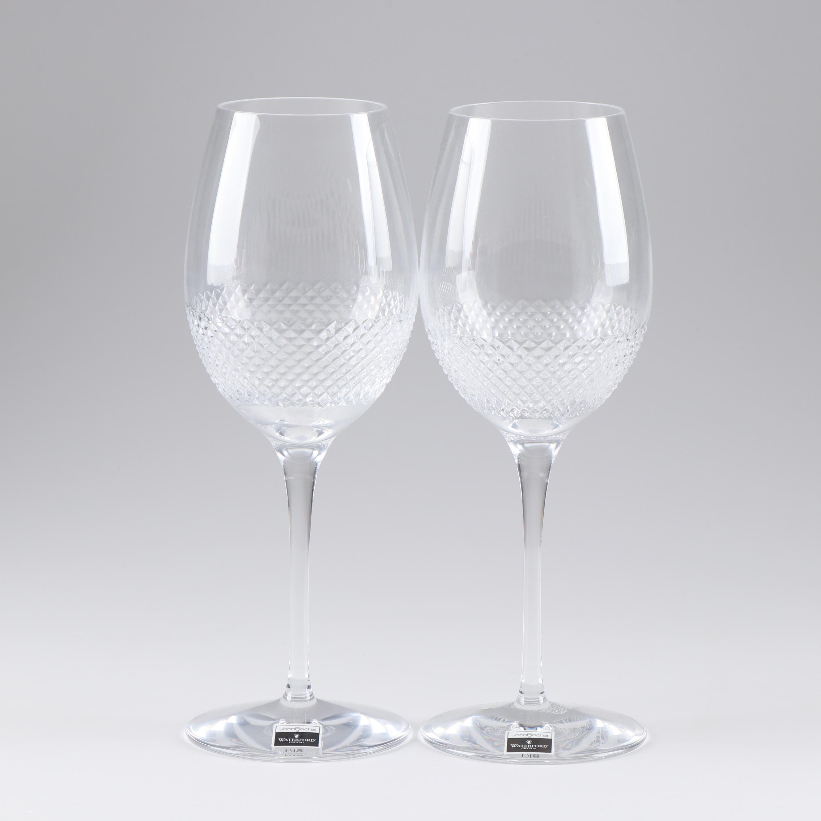 John Rocha for Waterford "Signature" Flutes and "Lume" Brandy Snifters ...