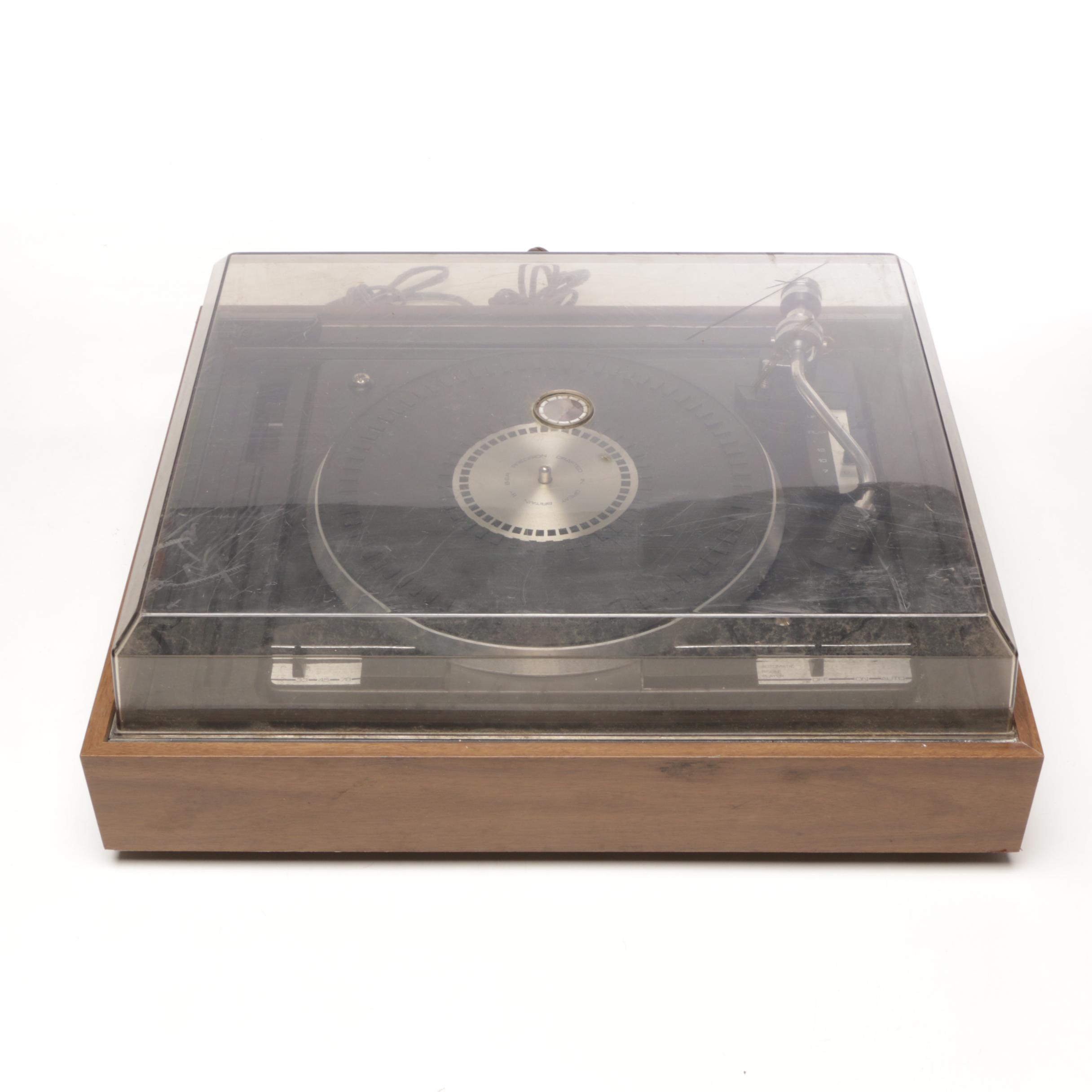 Vintage Turntable by BSR Great Britain From "The Old Man & The Gun" | EBTH