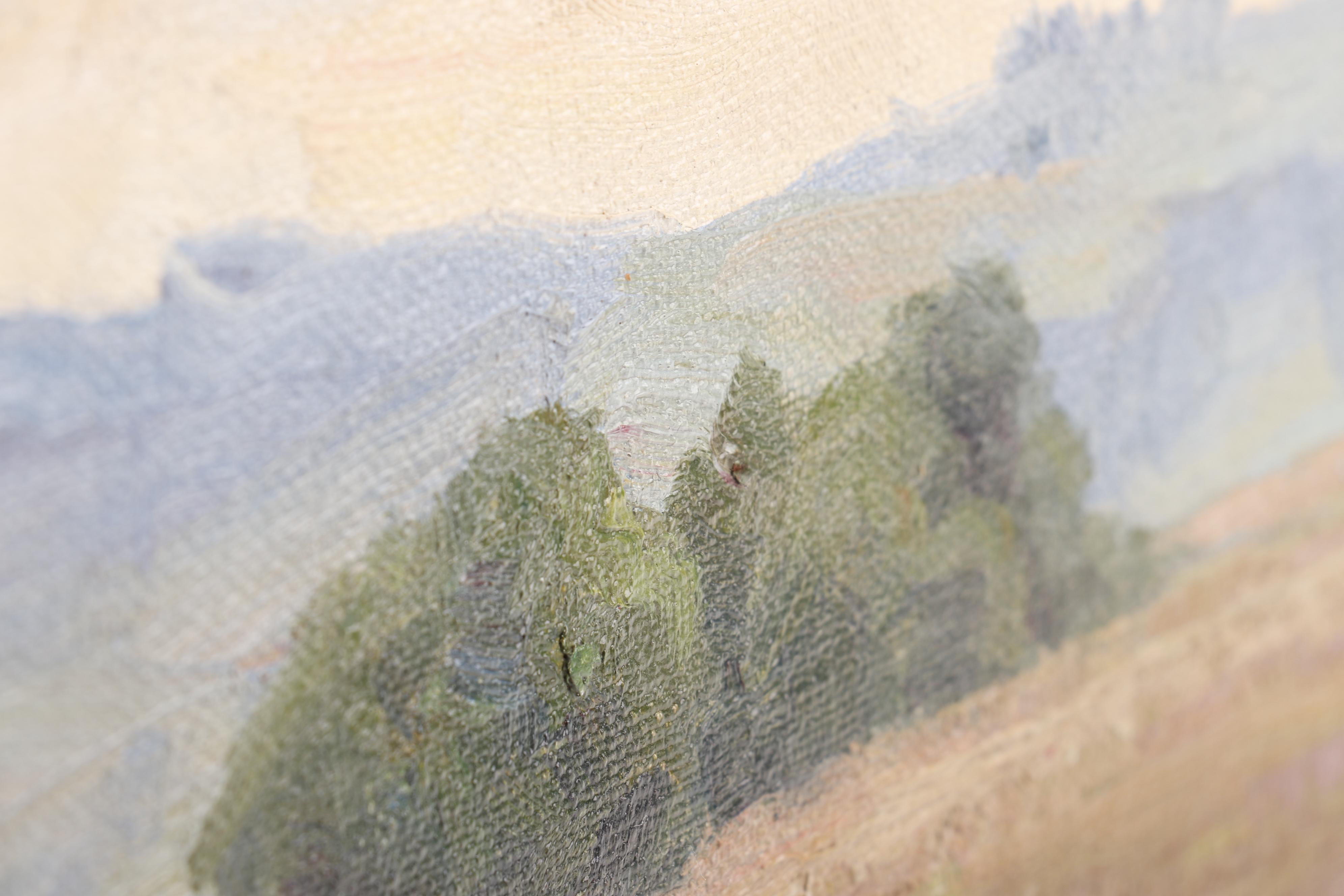 Landscape Oil Painting in the Manner of George Raab | EBTH