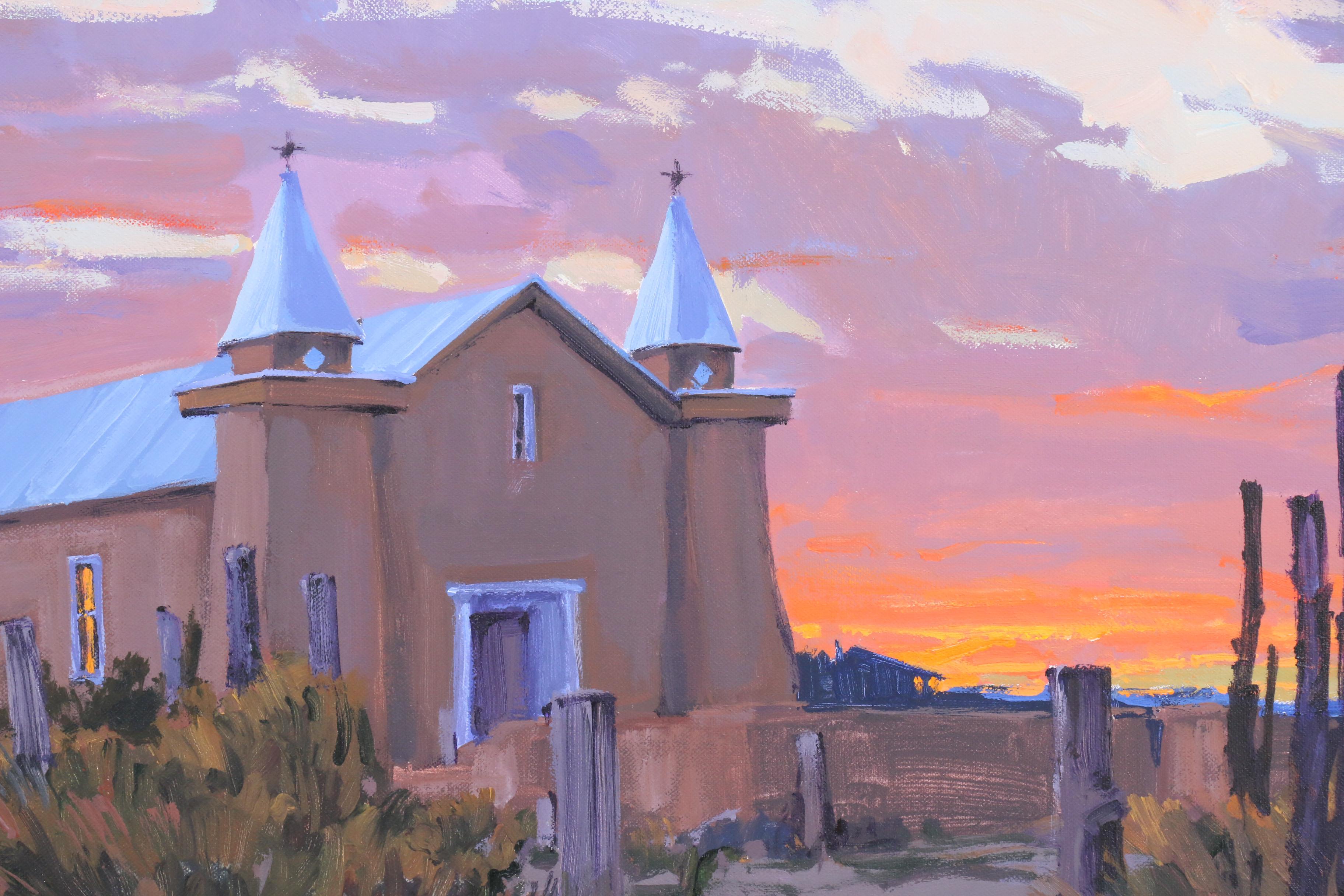 William Cather Hook Acrylic Painting "Old Santuario" | EBTH