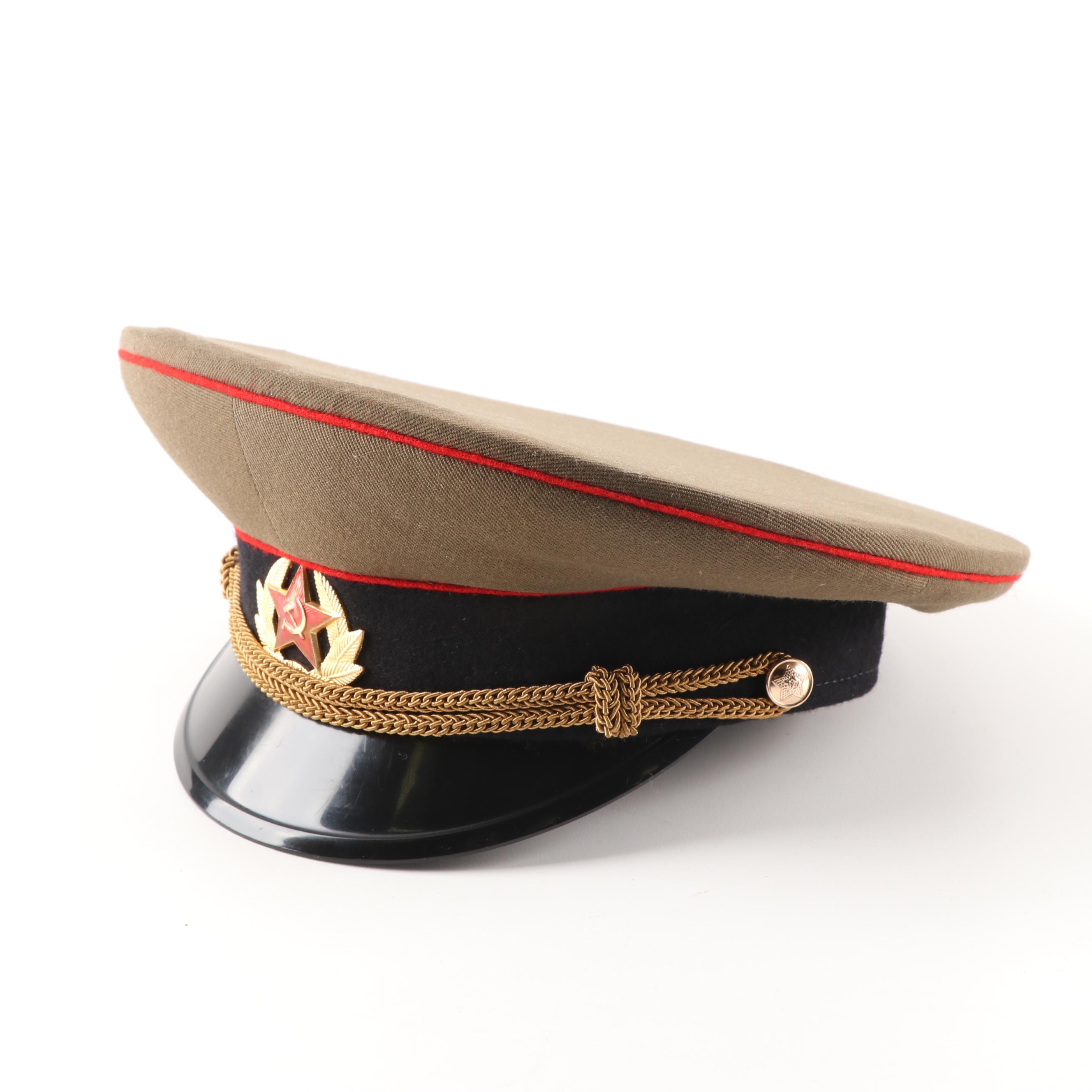 Soviet Union Military Officer's Style Cap | EBTH