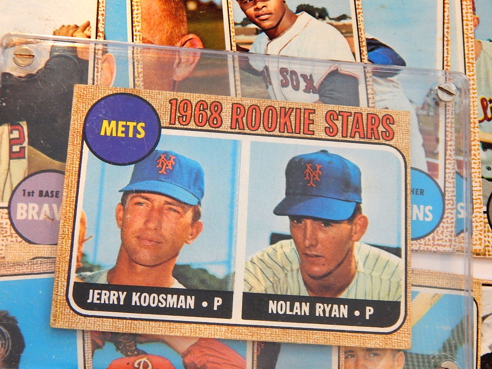 1968 Topps Nolan Ryan Rookie Card #177 with Over 100 1968 Topps ...