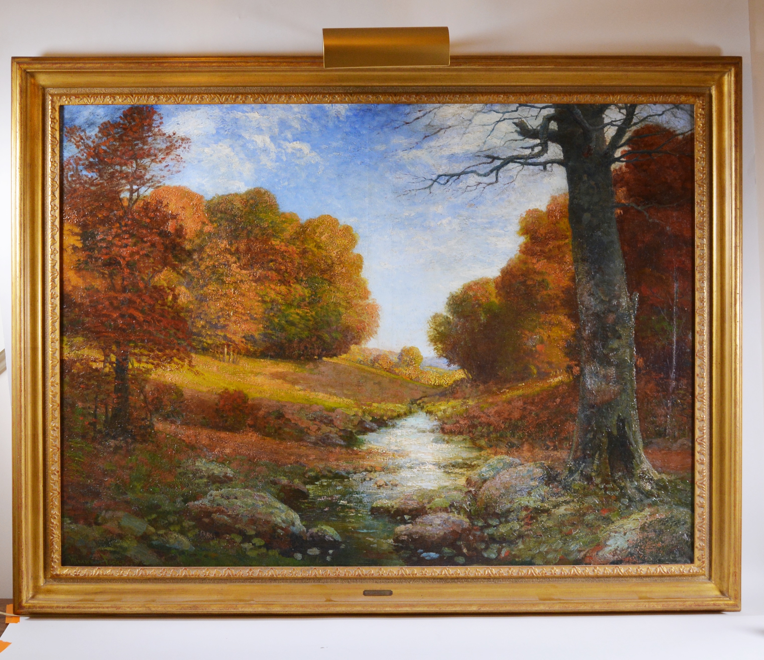 Maxwell Foster Oil Painting of Landscape, Early 20th Century | EBTH