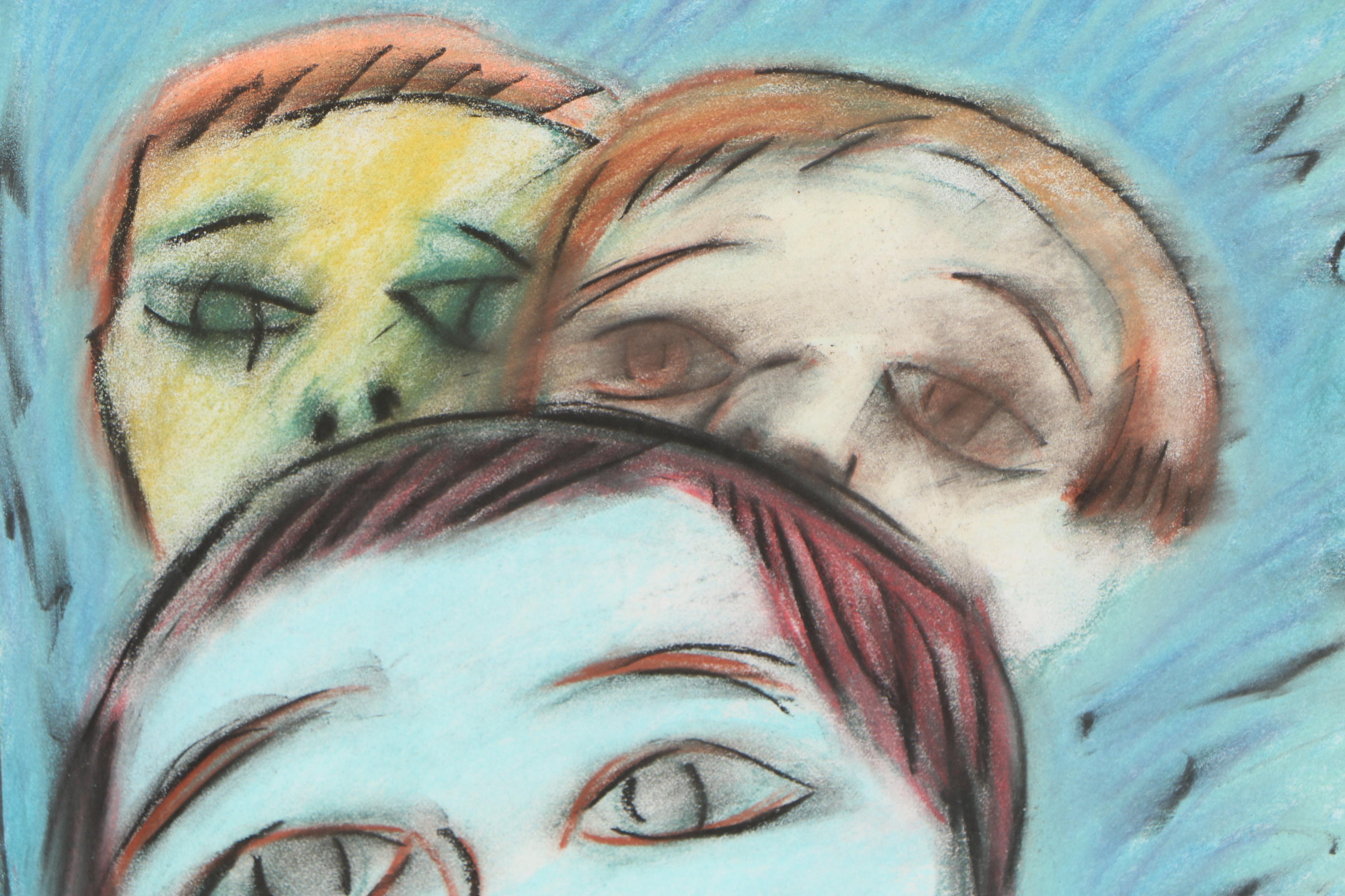 Merle Rosen 2000 Figural Pastel Drawings | EBTH