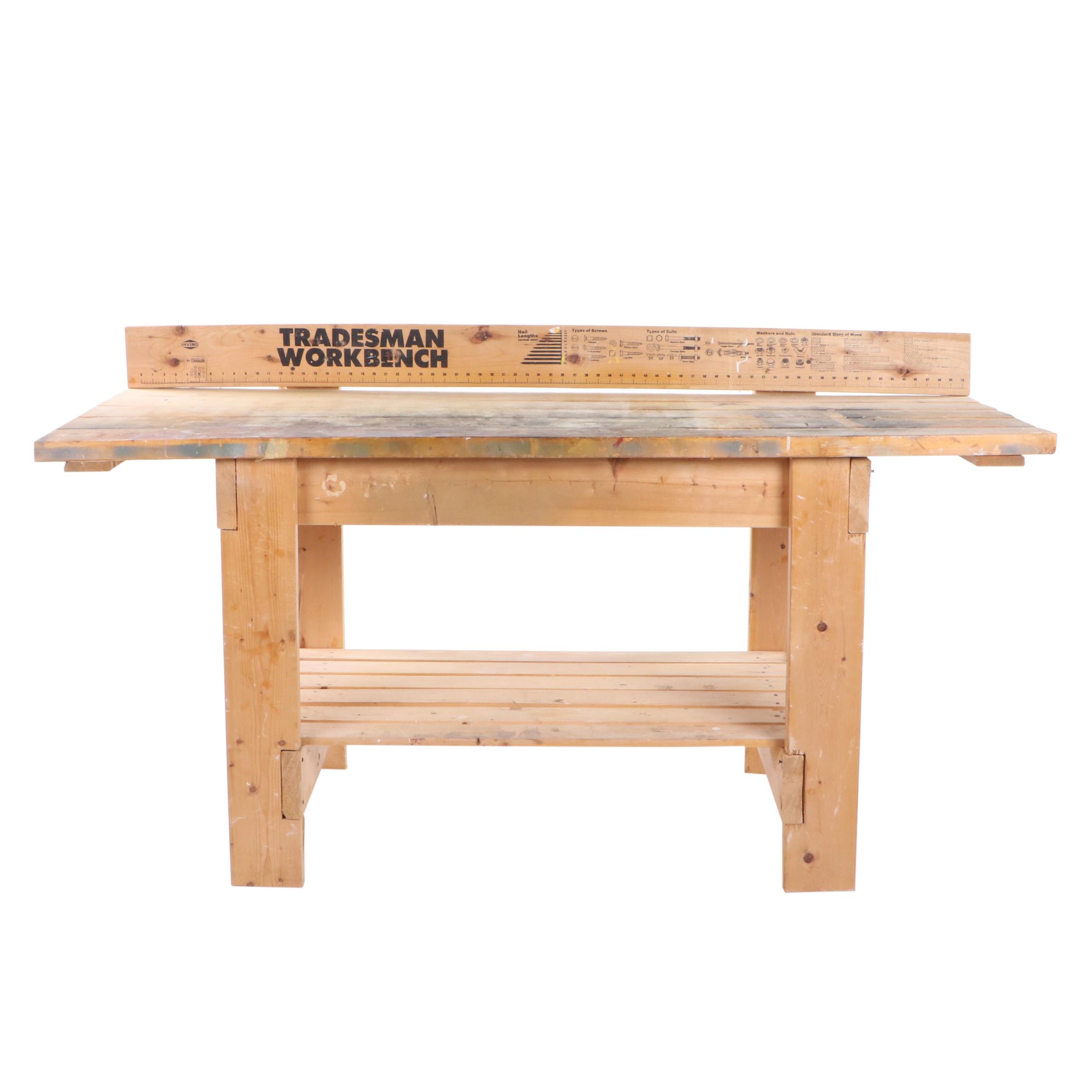 Tradesman Modern Pine Workbench | EBTH