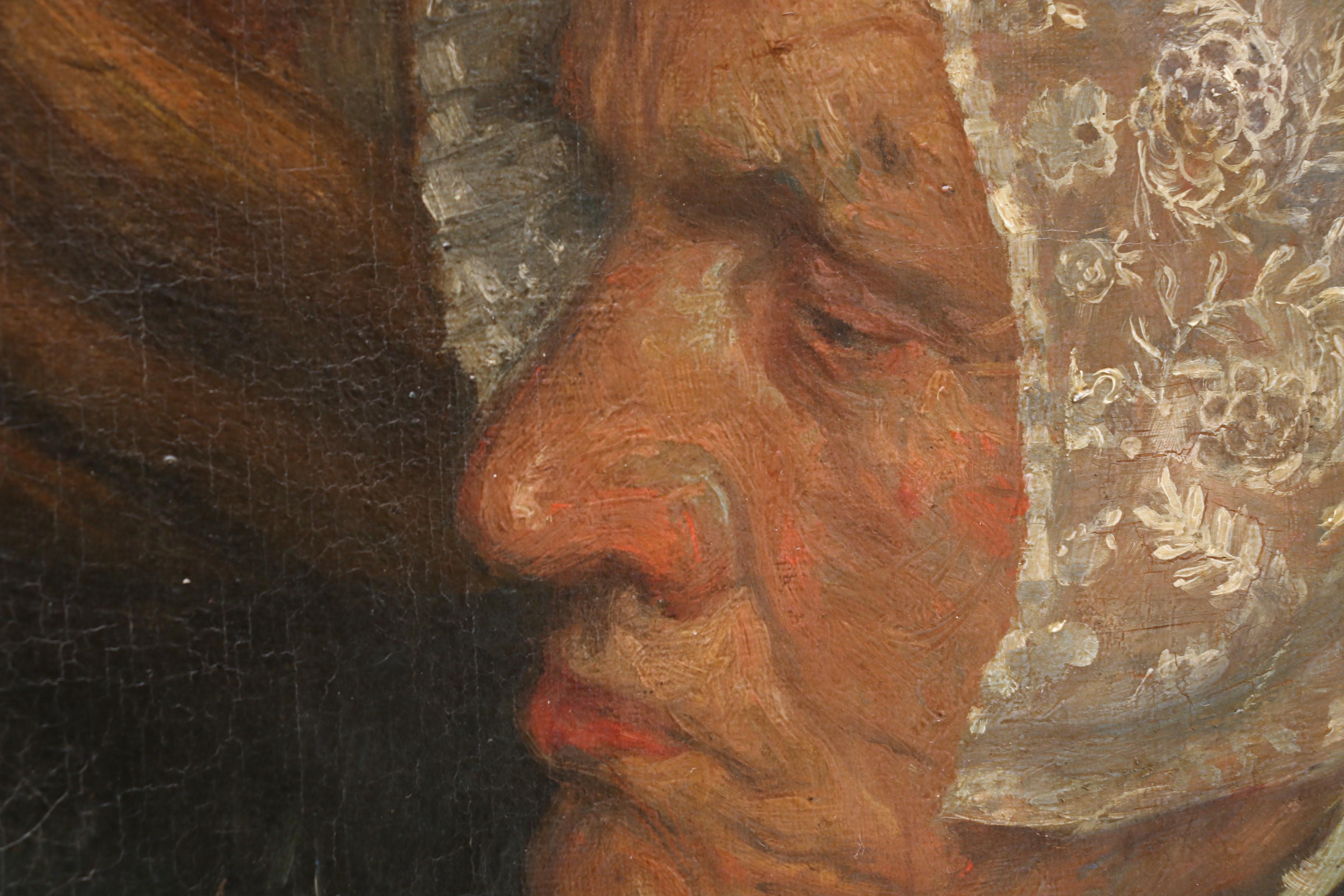 Elizabeth Nourse Oil Painting "Two Ladies with Small Painting" | EBTH