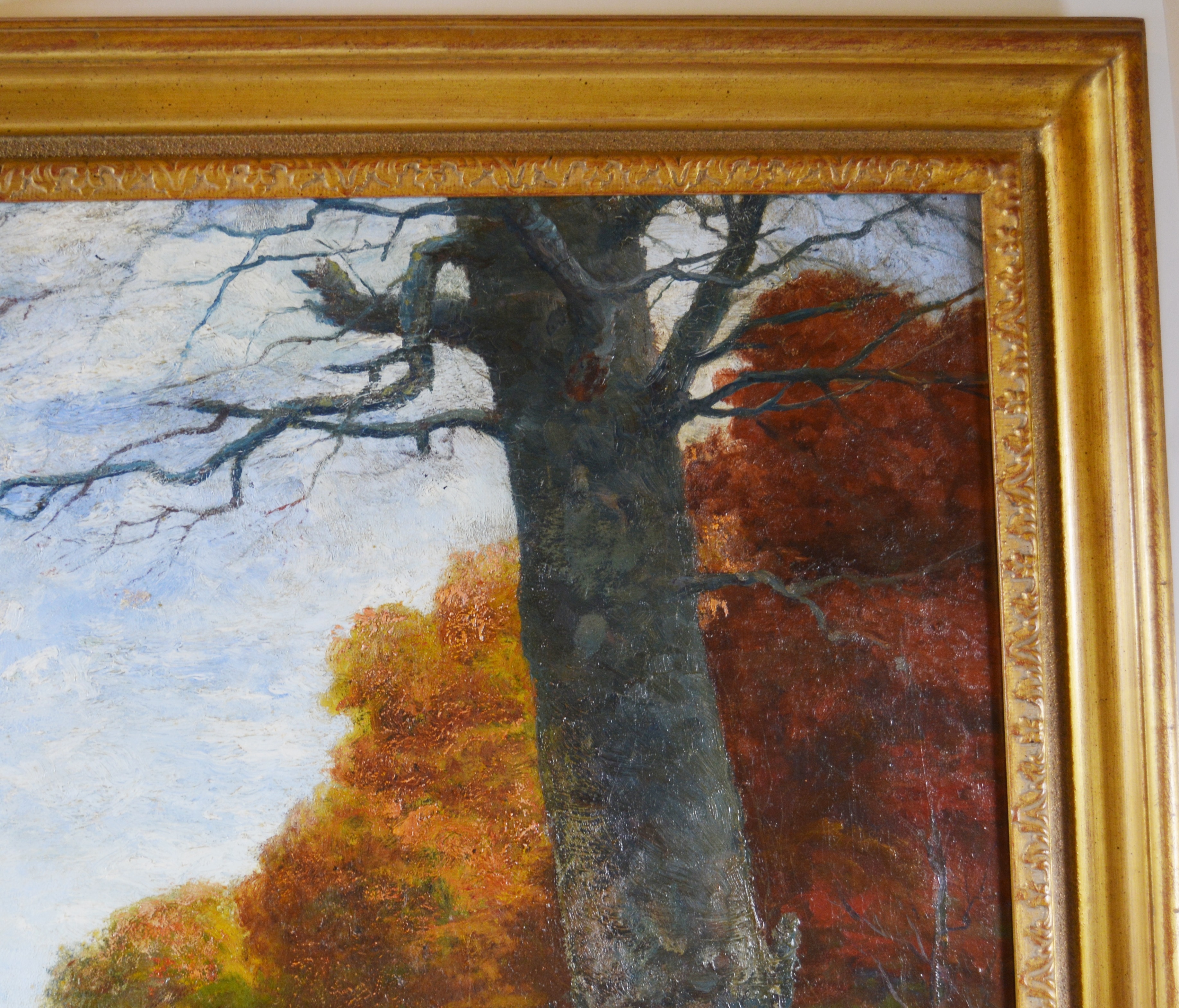 Maxwell Foster Oil Painting of Landscape, Early 20th Century | EBTH