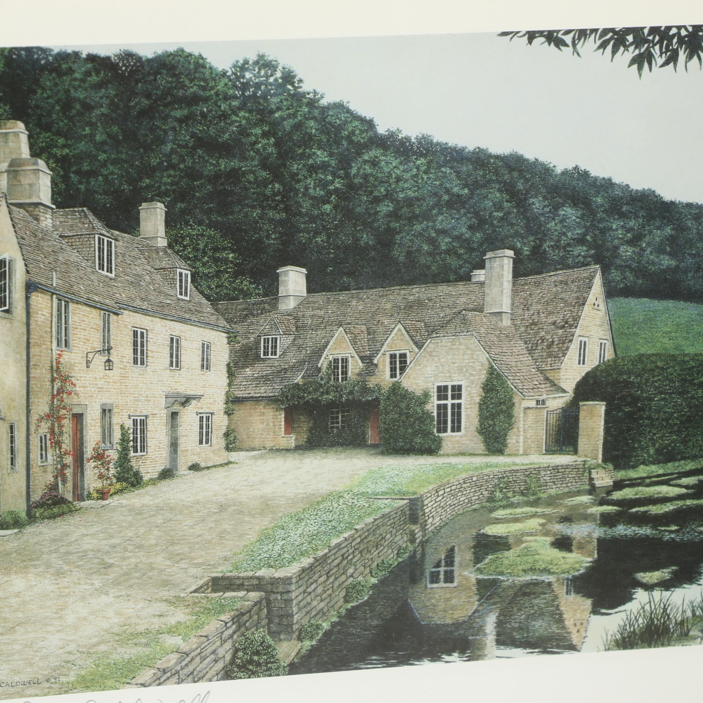 Tom Caldwell Offset Lithographs of English Cottages and Gardens | EBTH