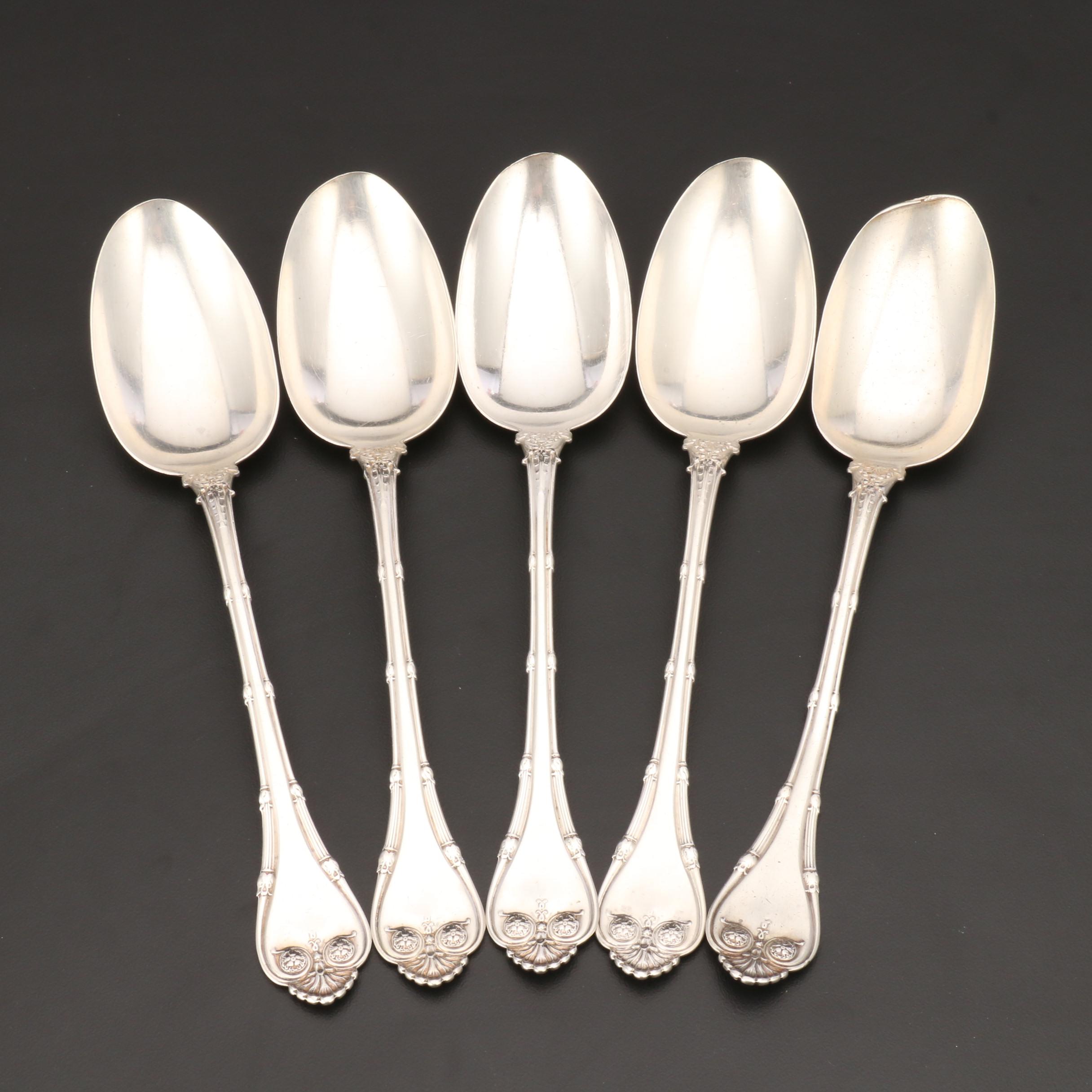 Whiting Mfg. Co. Sterling Silver "Empire" Serving Spoons | EBTH