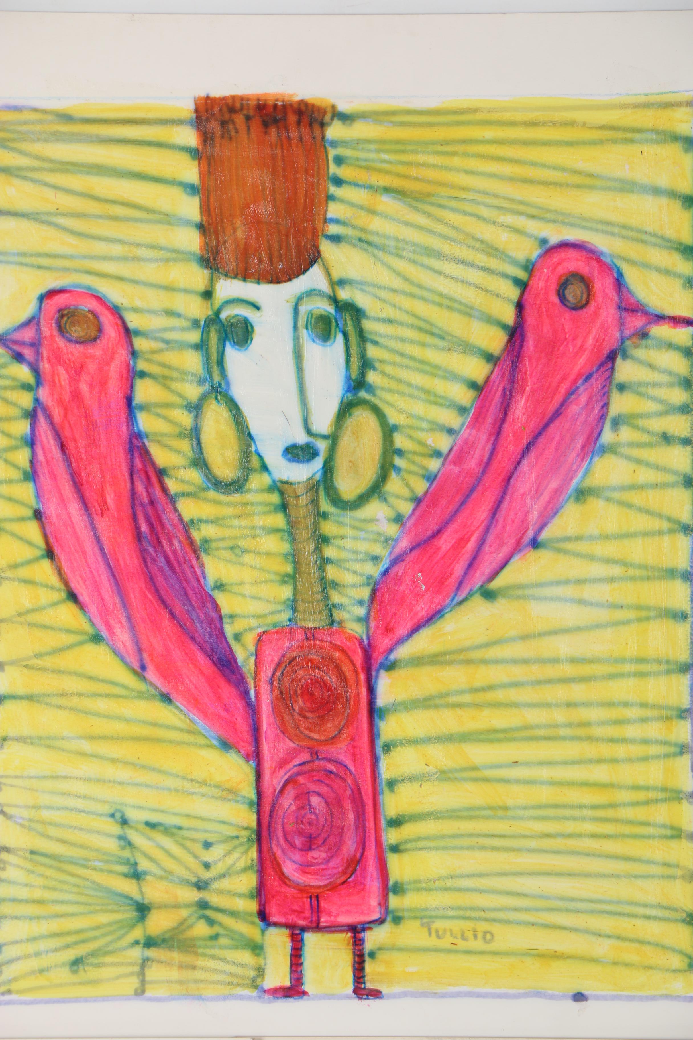 Charles Tullio Mixed Media Paintings | EBTH