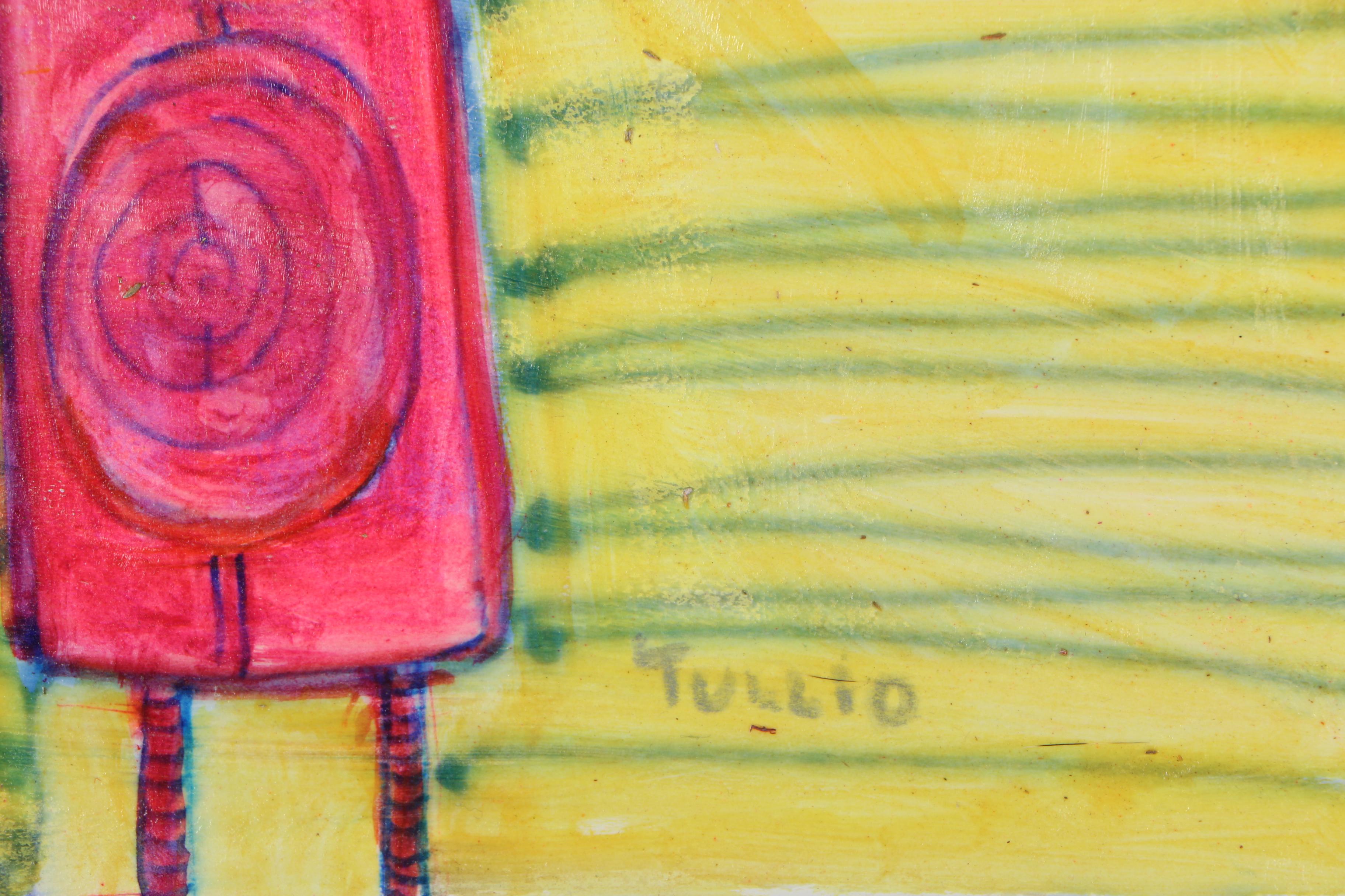 Charles Tullio Mixed Media Paintings | EBTH