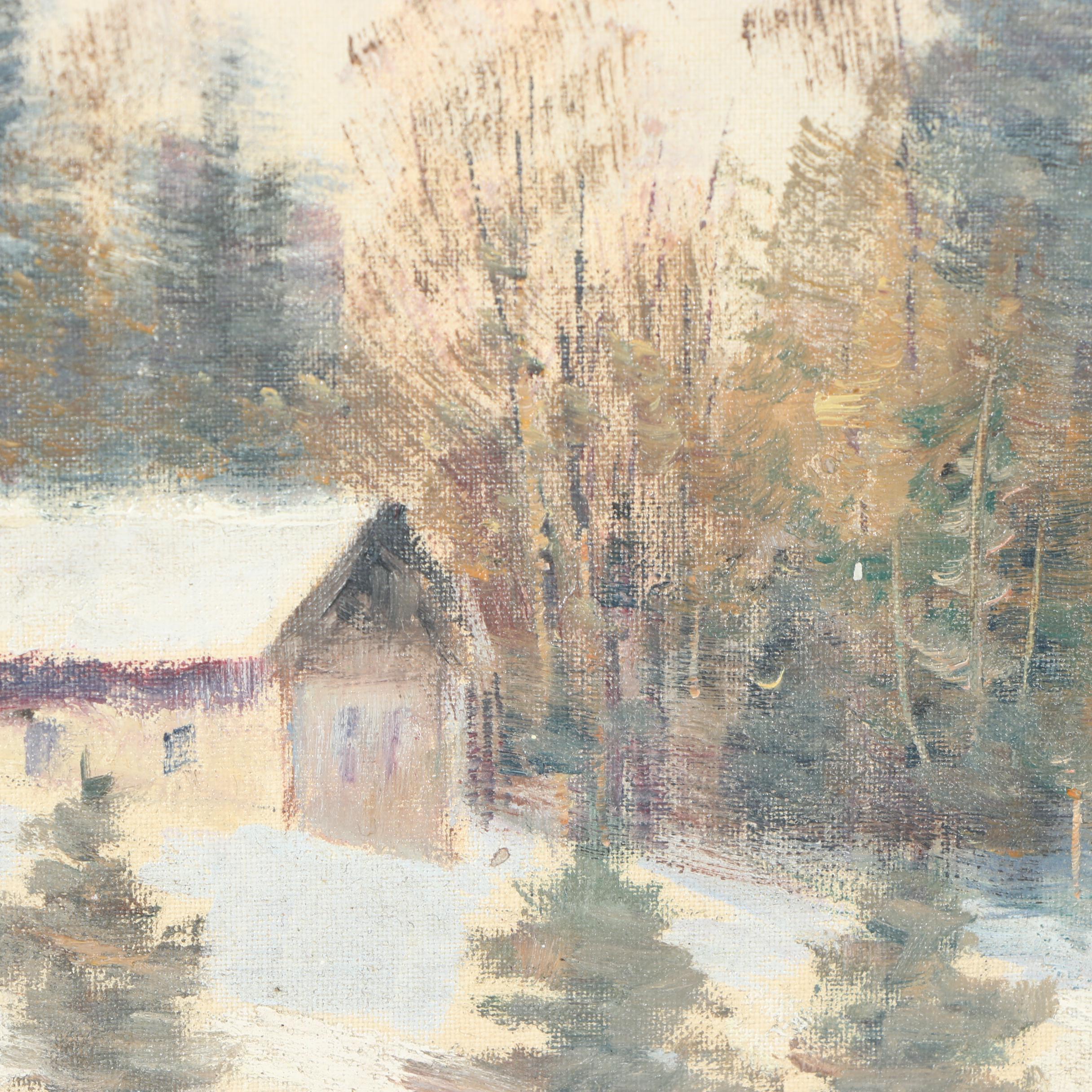 Hubert Bauer Oil Painting "Bohemian Landscape" | EBTH