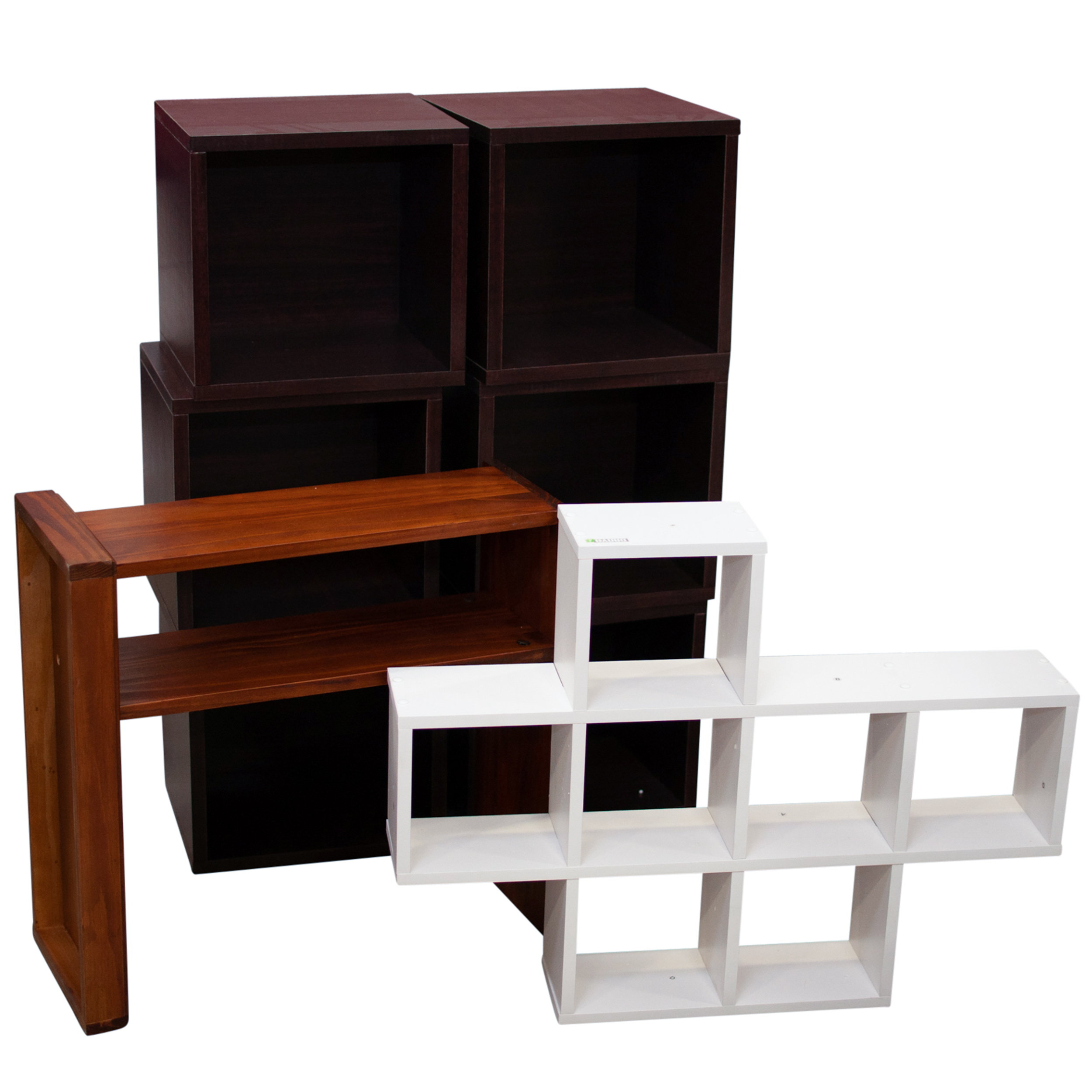 Wooden Cubicle Shelving and Storage, Contemporary | EBTH