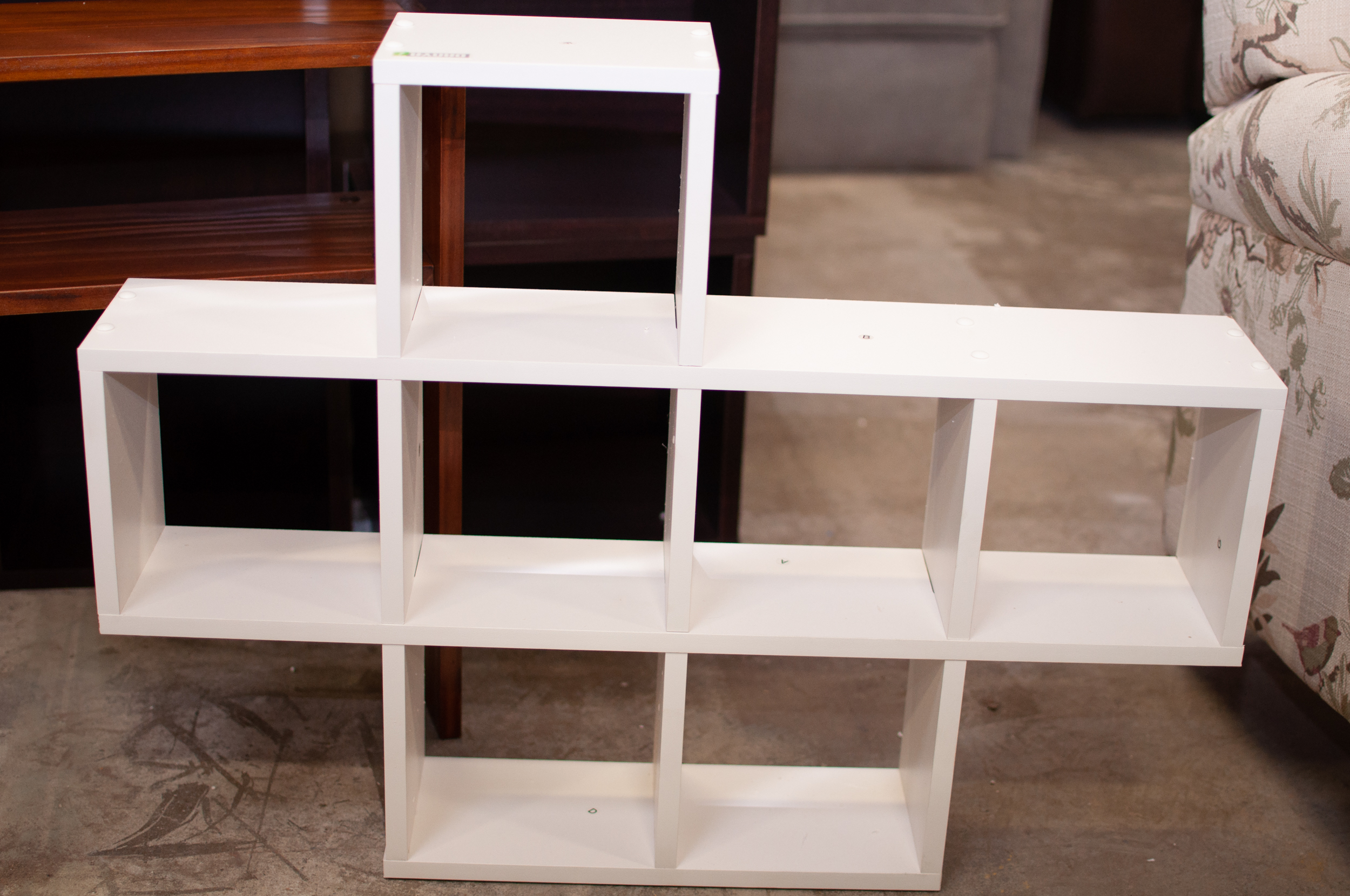 Wooden Cubicle Shelving and Storage, Contemporary | EBTH