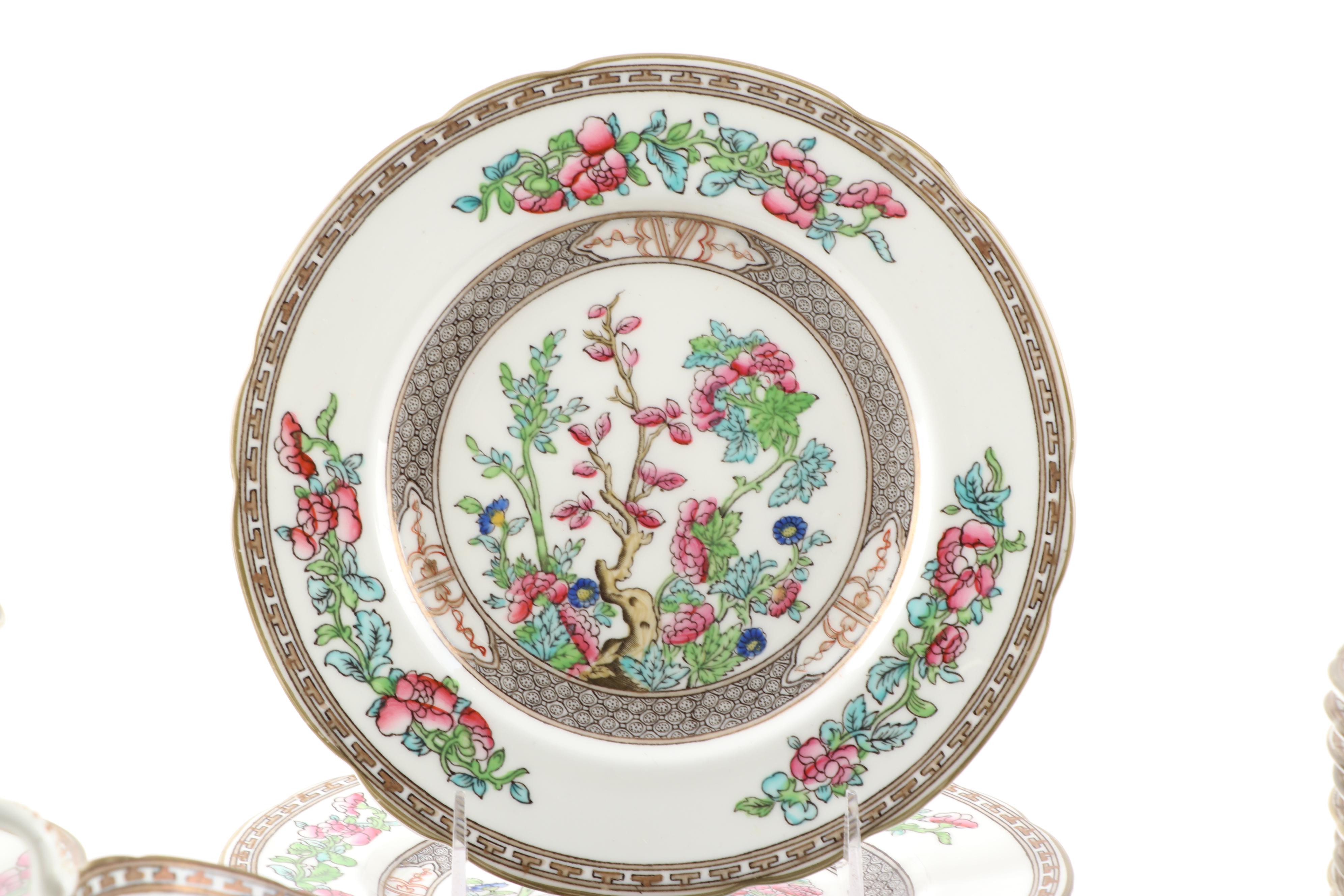 Coalport "Indian Tree" Porcelain Dinnerware, Late 19th Century | EBTH
