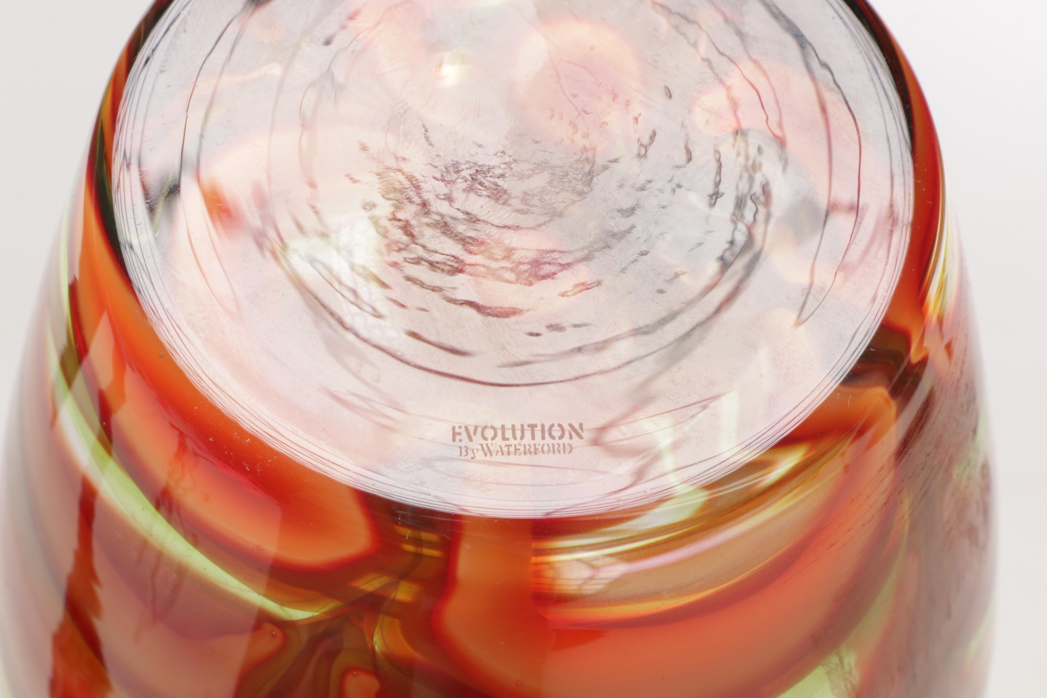 Pair of "Evolution" by Waterford Crystal Vases | EBTH