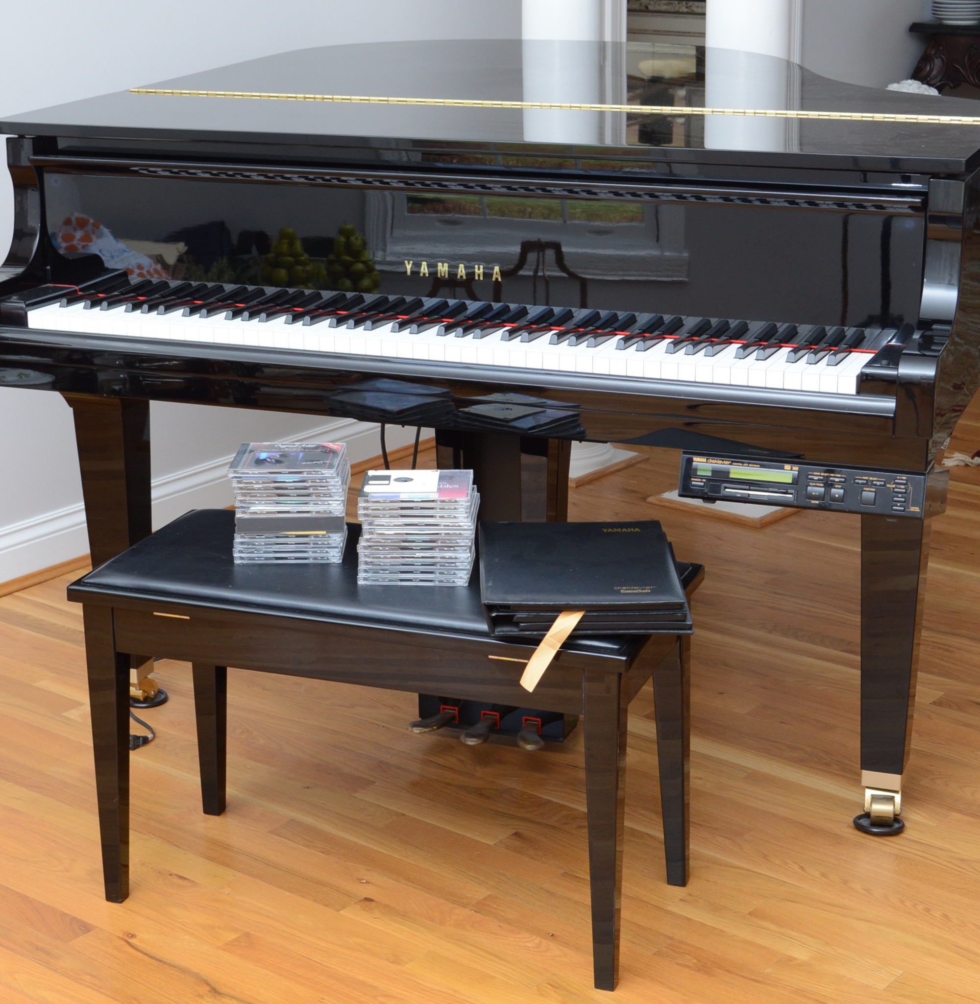 Yamaha GA1 Baby Grand Player Piano with Bench | EBTH