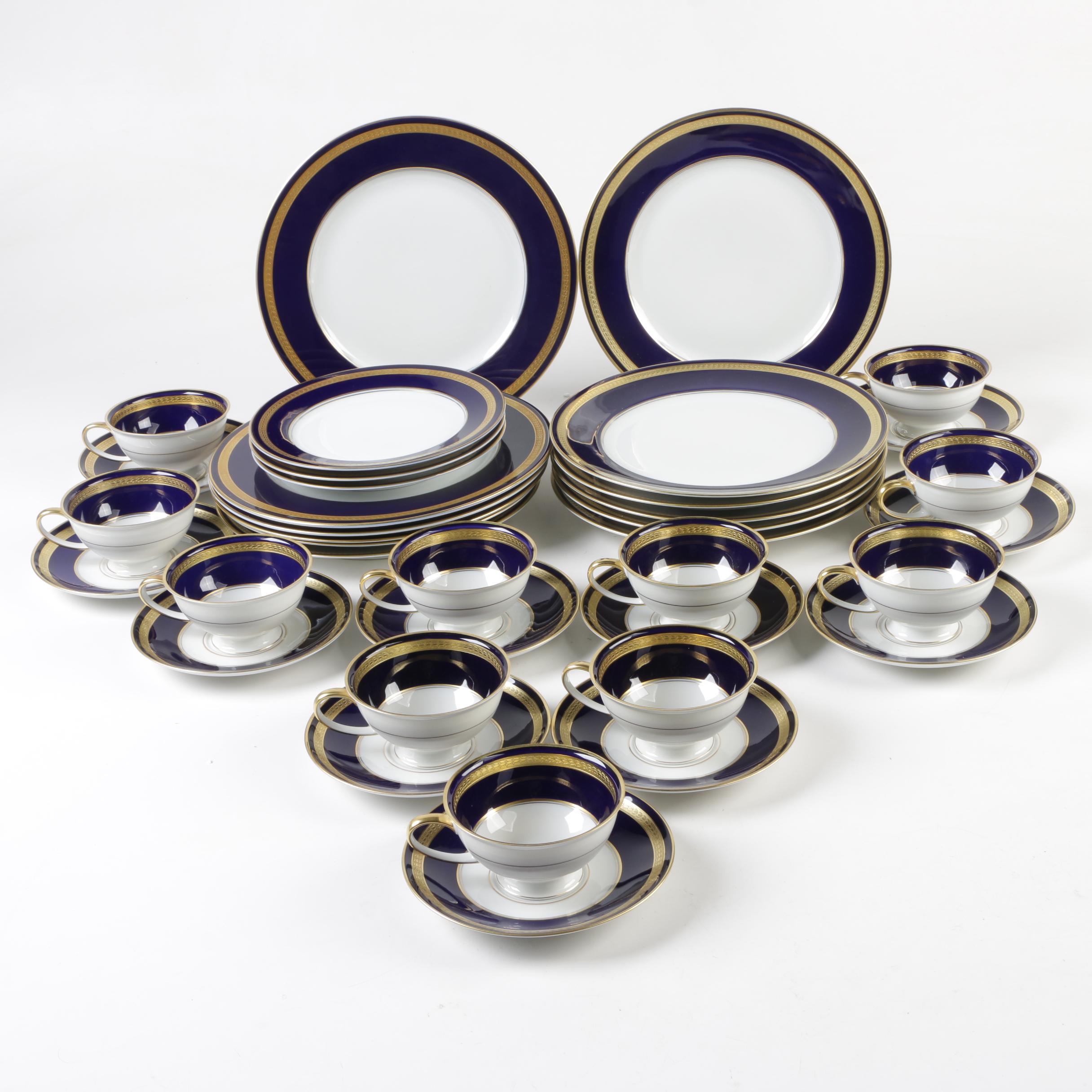 Rosenthal "Eminence Cobalt Blue" Dinnerware | EBTH