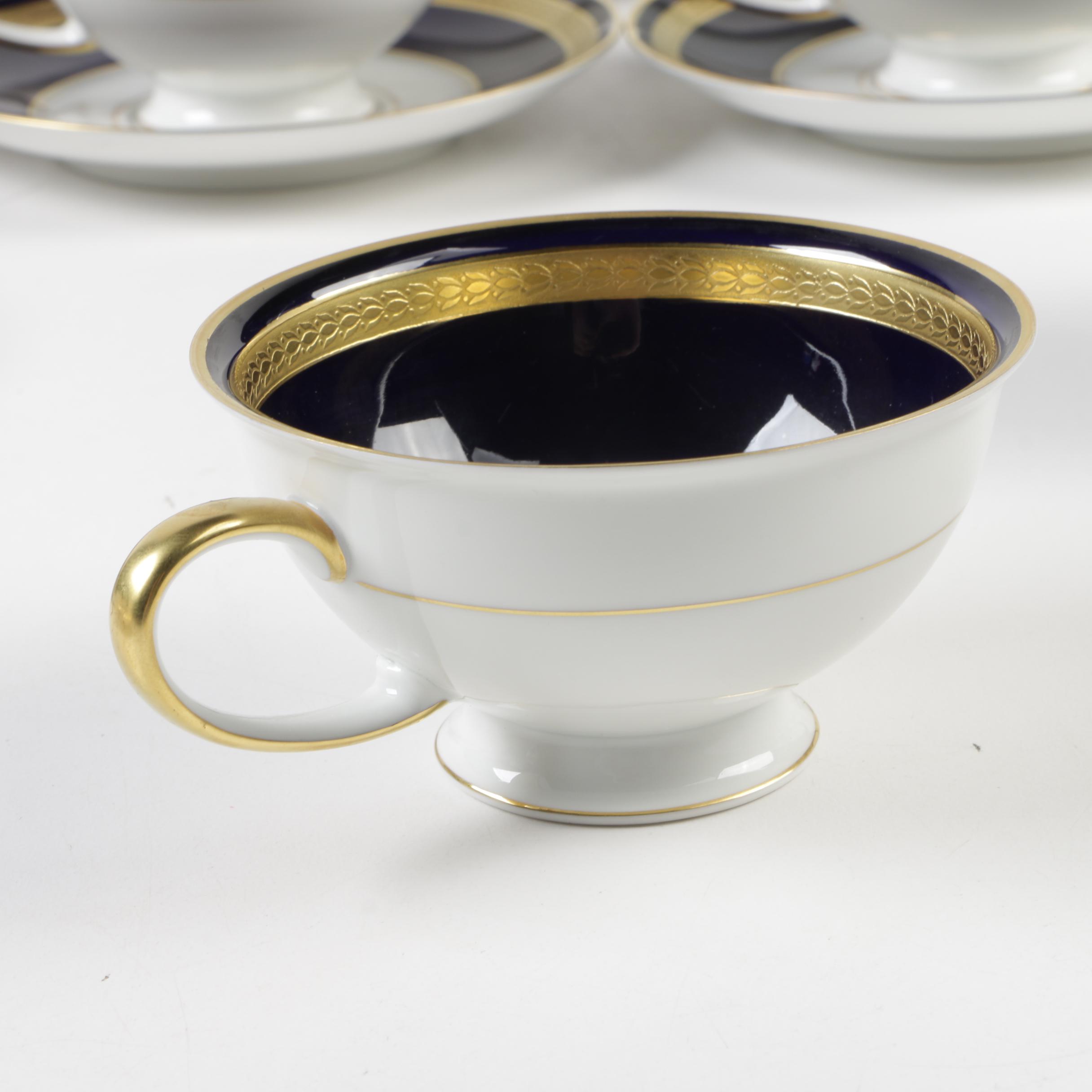 Rosenthal "Eminence Cobalt Blue" Dinnerware | EBTH