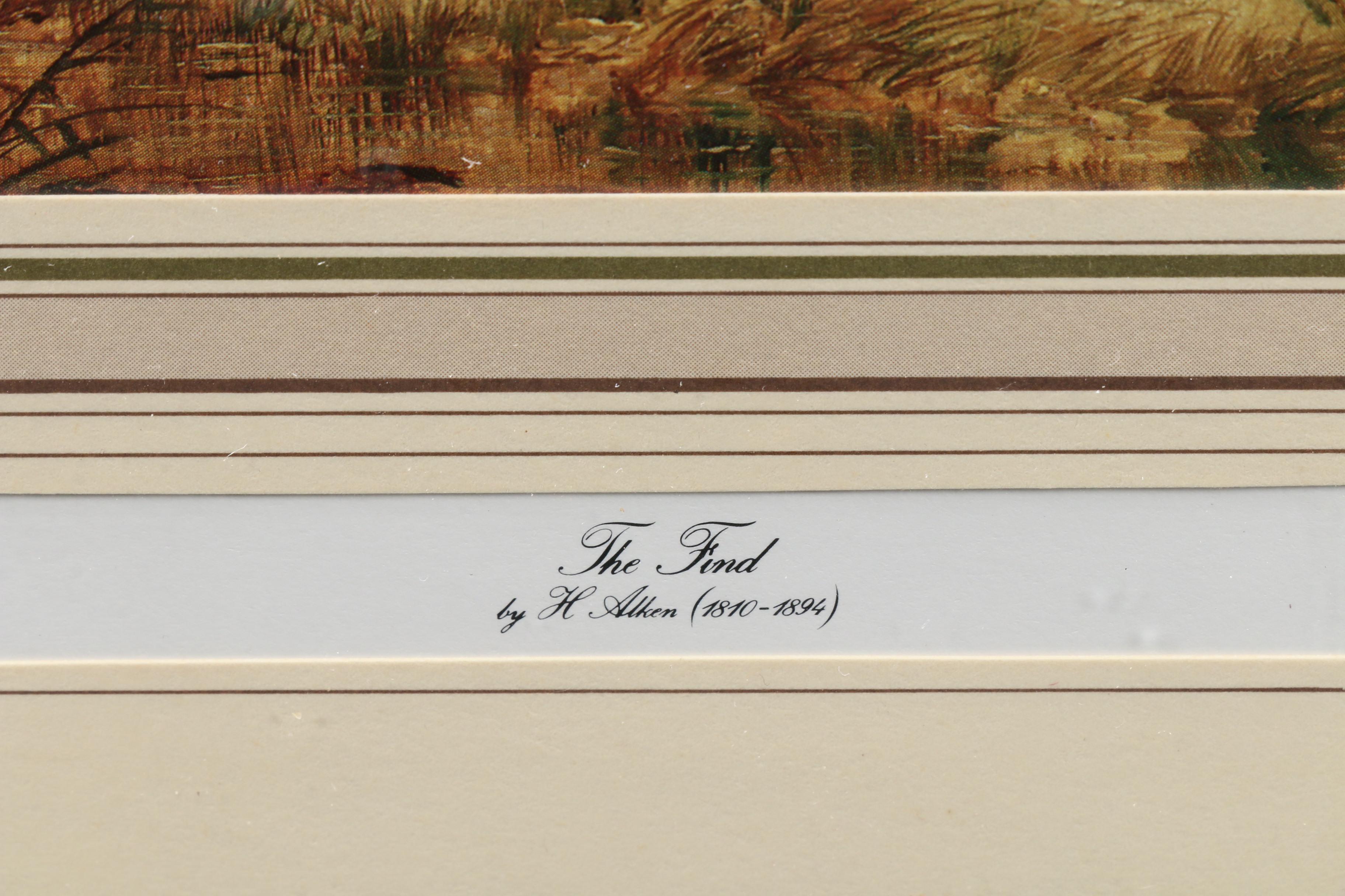 Offset Lithographs after Henry Alken "The Find" and "Breaking Cover" | EBTH
