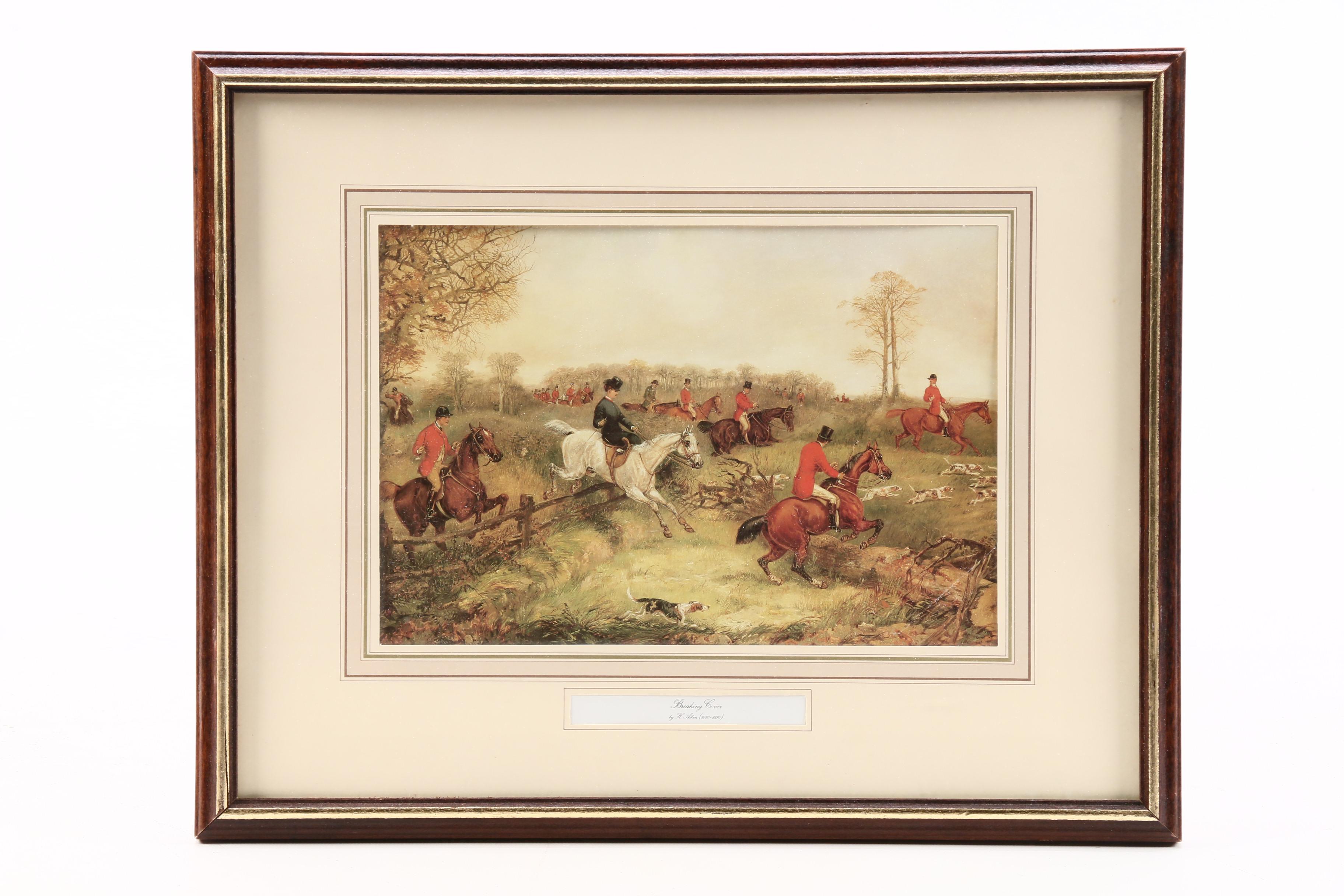 Offset Lithographs after Henry Alken "The Find" and "Breaking Cover" | EBTH
