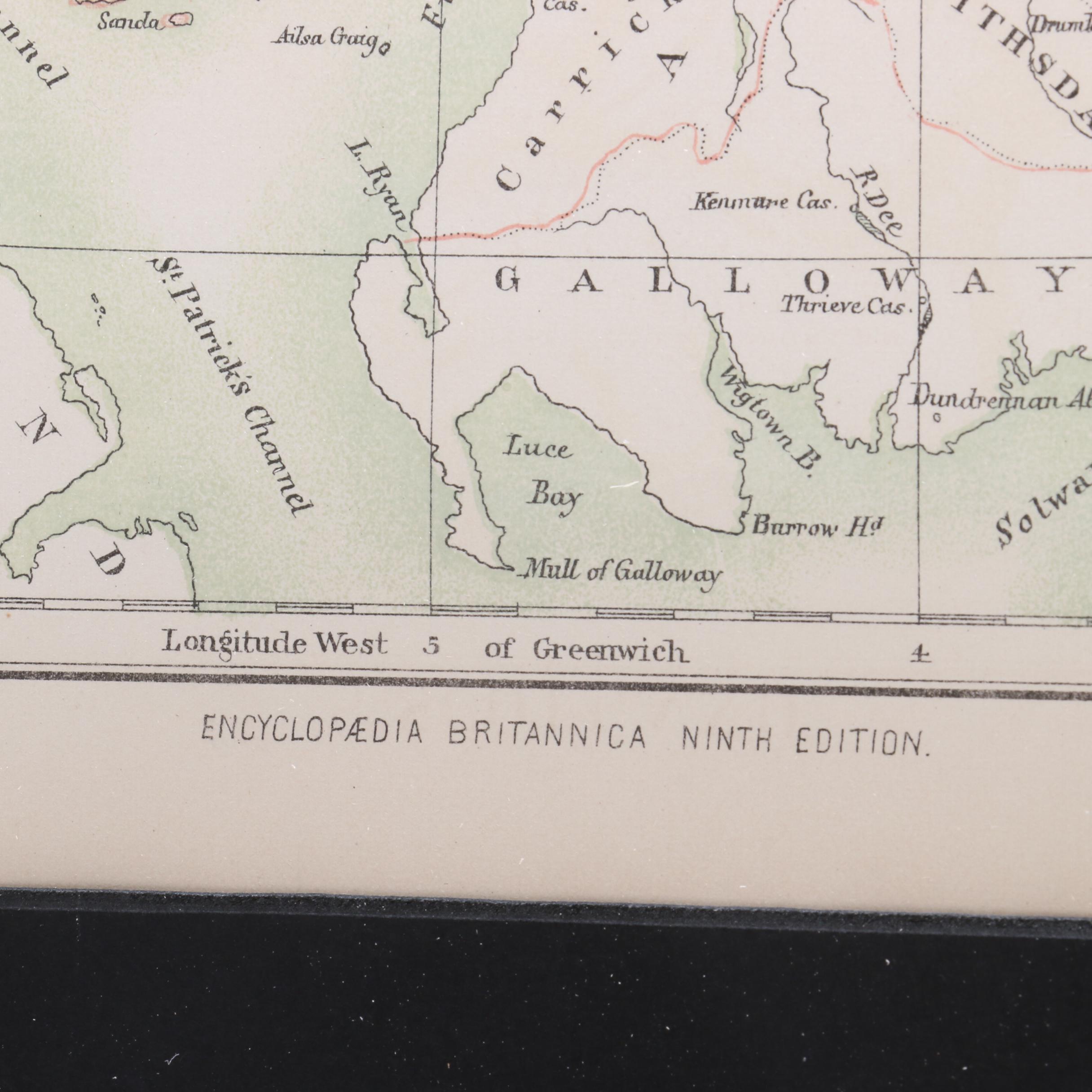 Antique Map of Scotland in the 16th Century | EBTH