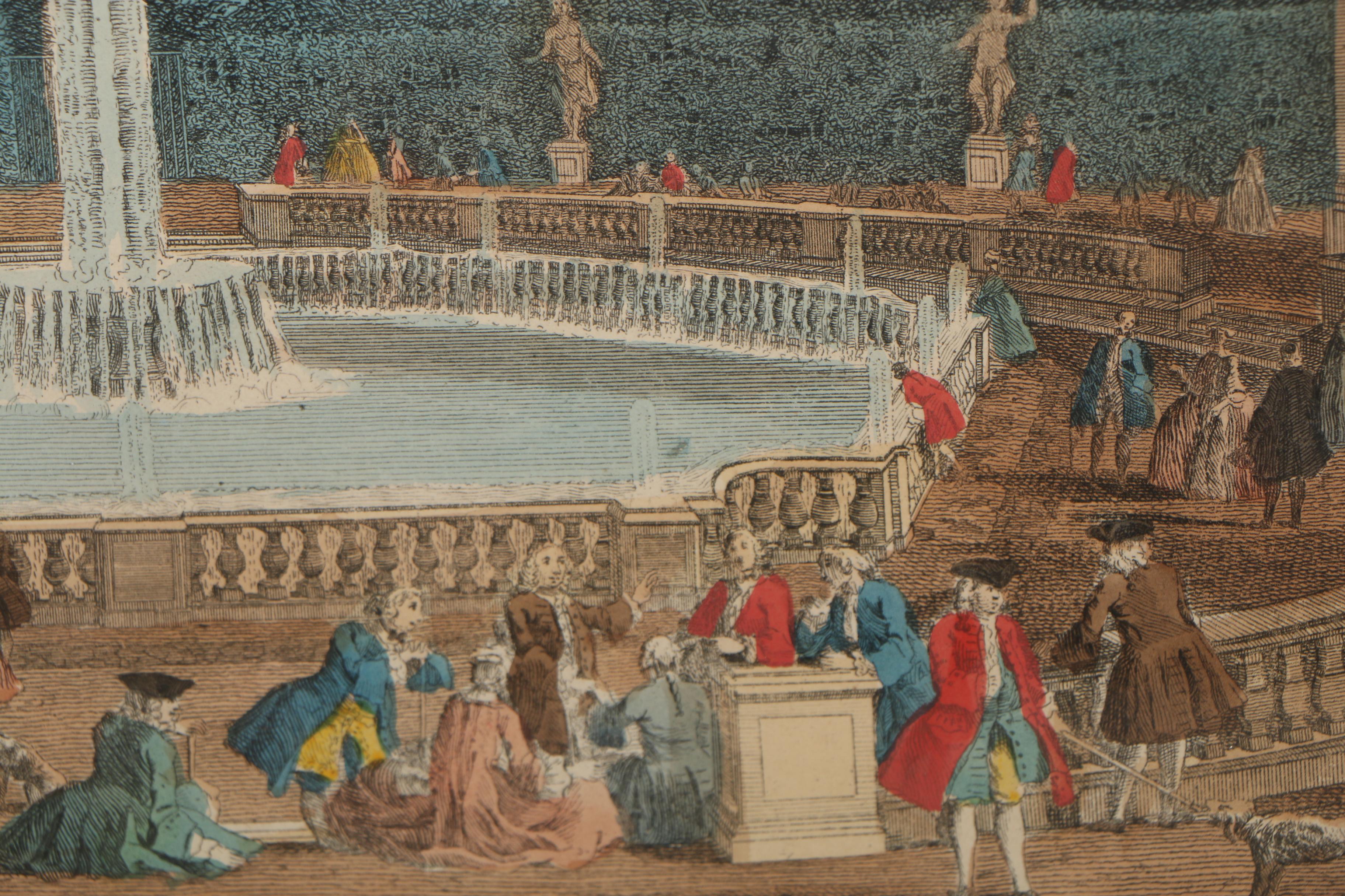 Hand-Colored Engraving after Jacques Rigaud | EBTH