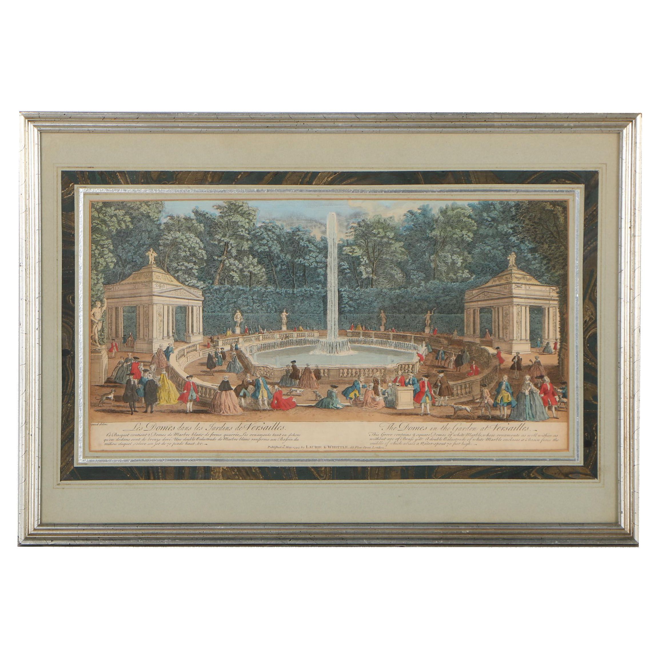 Hand-Colored Engraving after Jacques Rigaud | EBTH