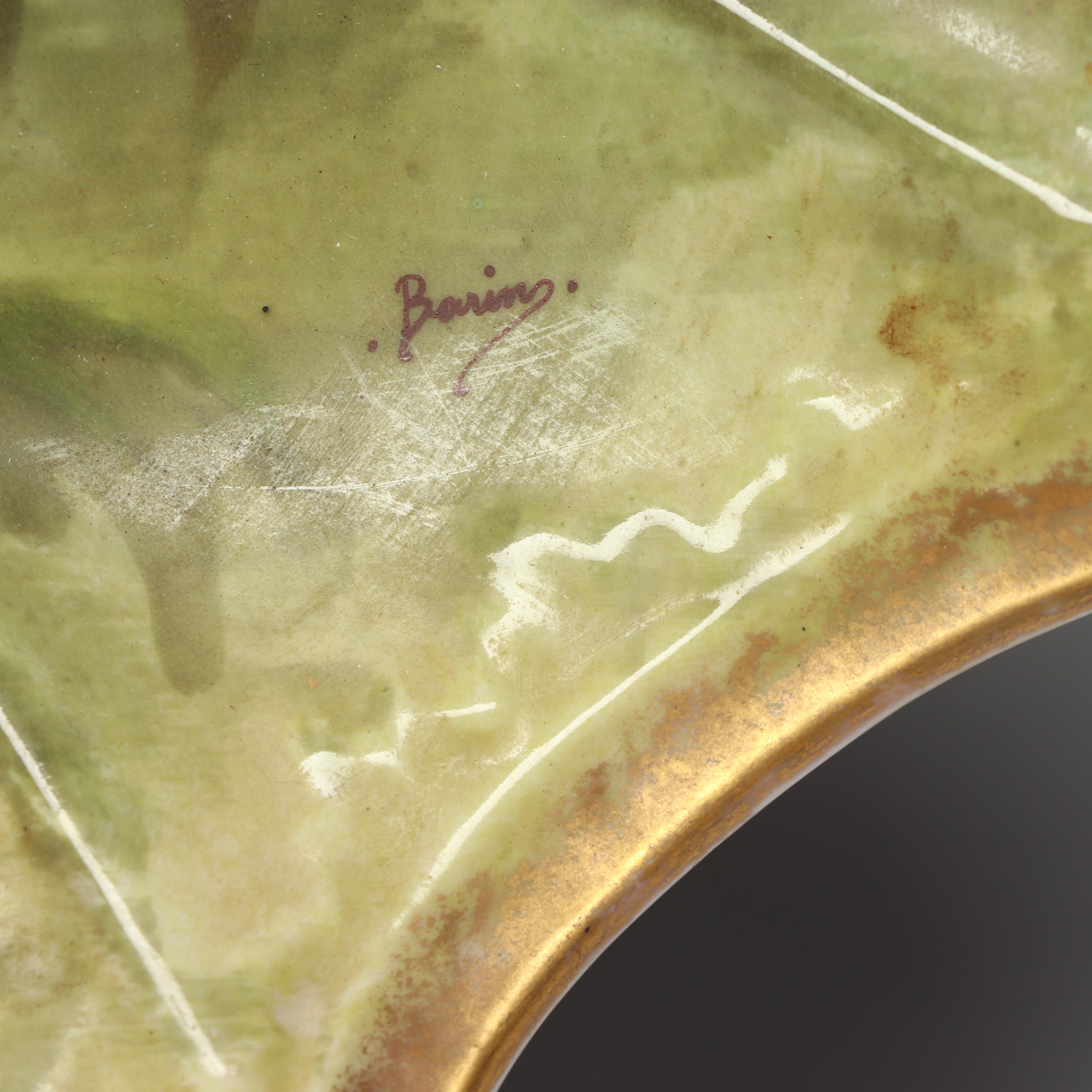 Coronet Limoges Hand Painted Porcelain Fish Tray and Gravy Boat, Circa ...