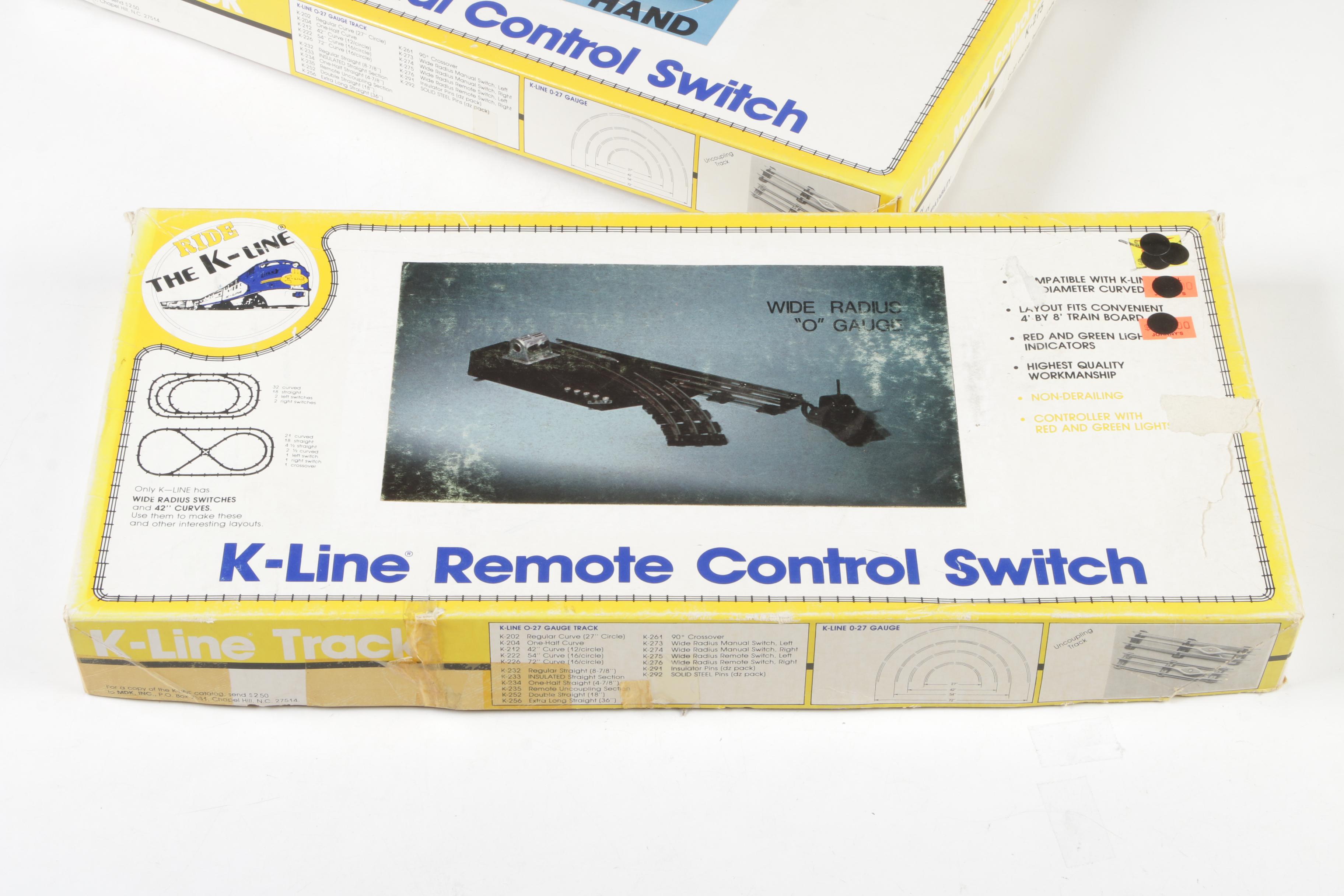 K-Line O and O-27 Gauge Manual Control Switches | EBTH