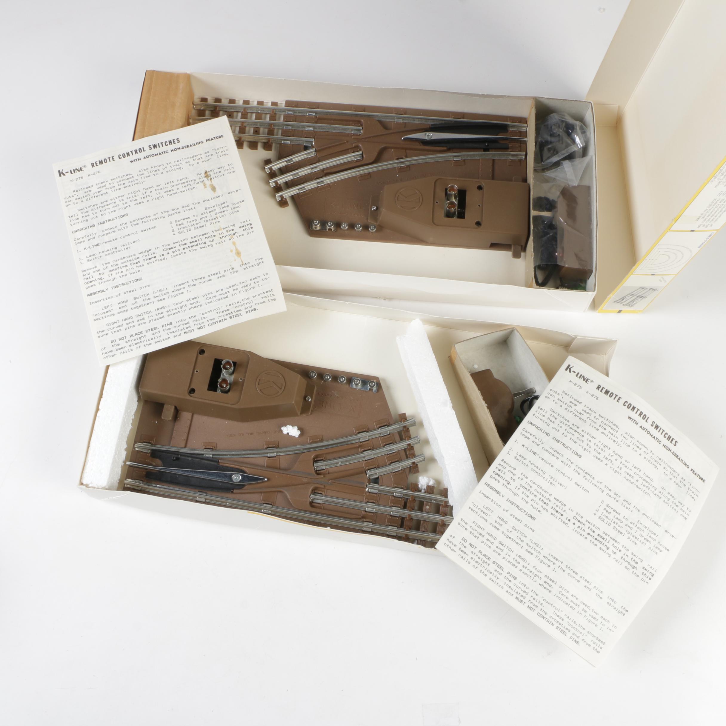 K-Line O and O-27 Gauge Manual Control Switches | EBTH