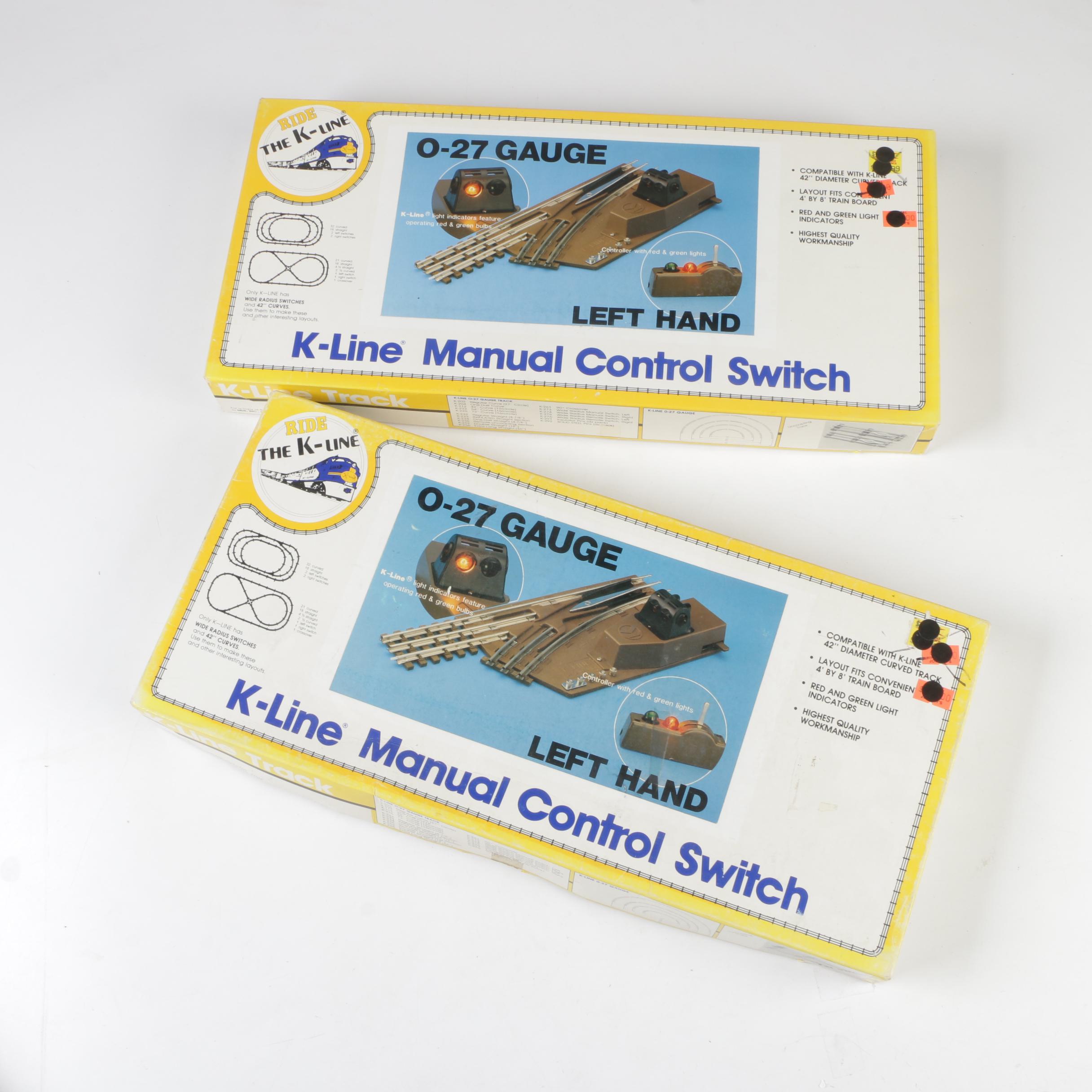 K-Line O and O-27 Gauge Manual Control Switches | EBTH