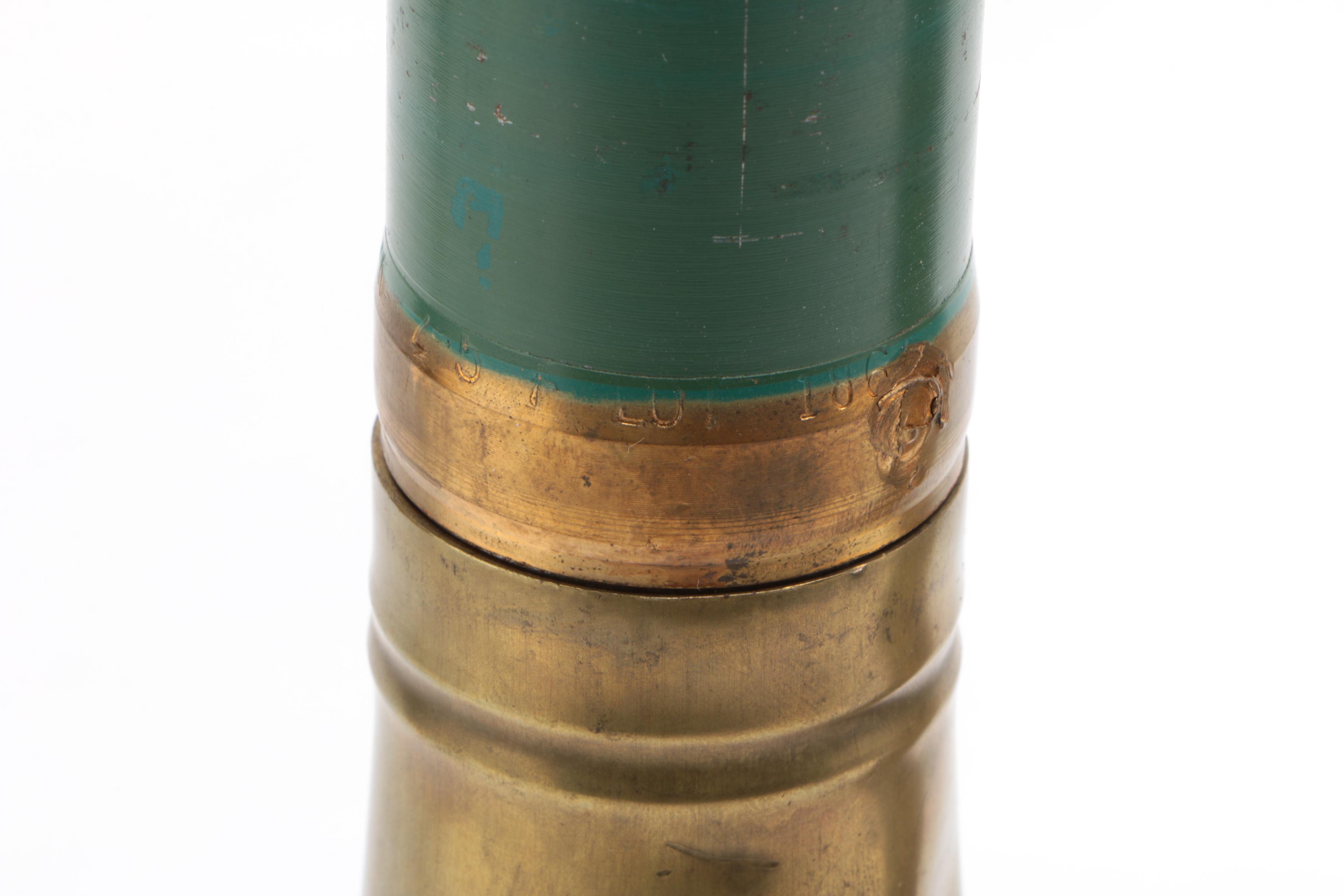 Inert World War II Era 40mm Bofors Gun and MK2 Artillery Projectiles | EBTH